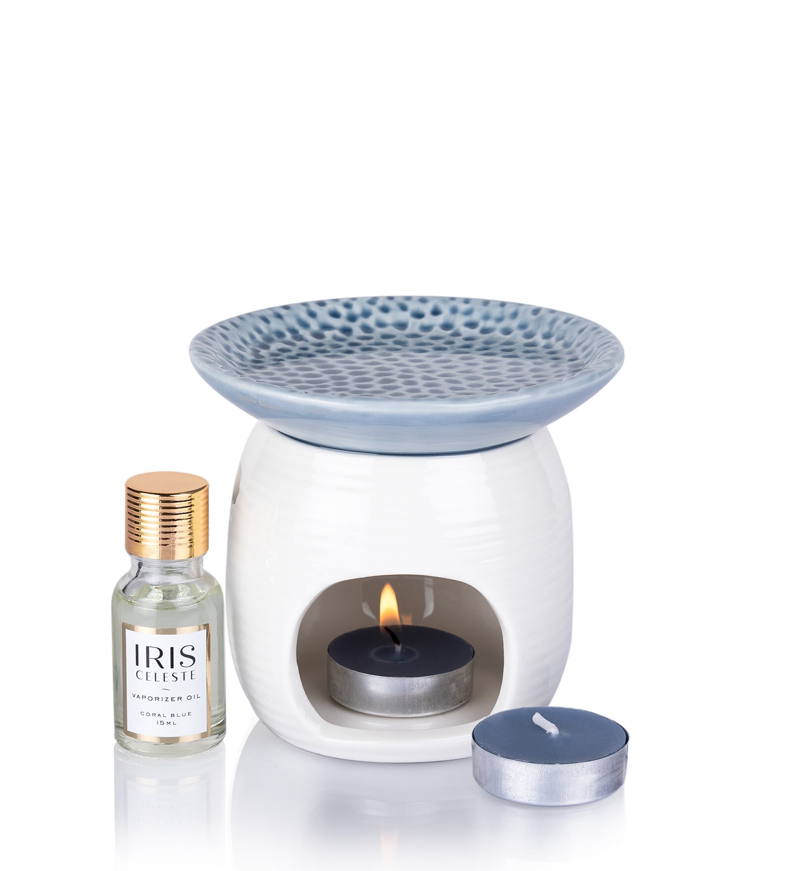 Buy Celeste Coral Ceramic Vaporizer & Tealight Home Fragrance Combo at ...