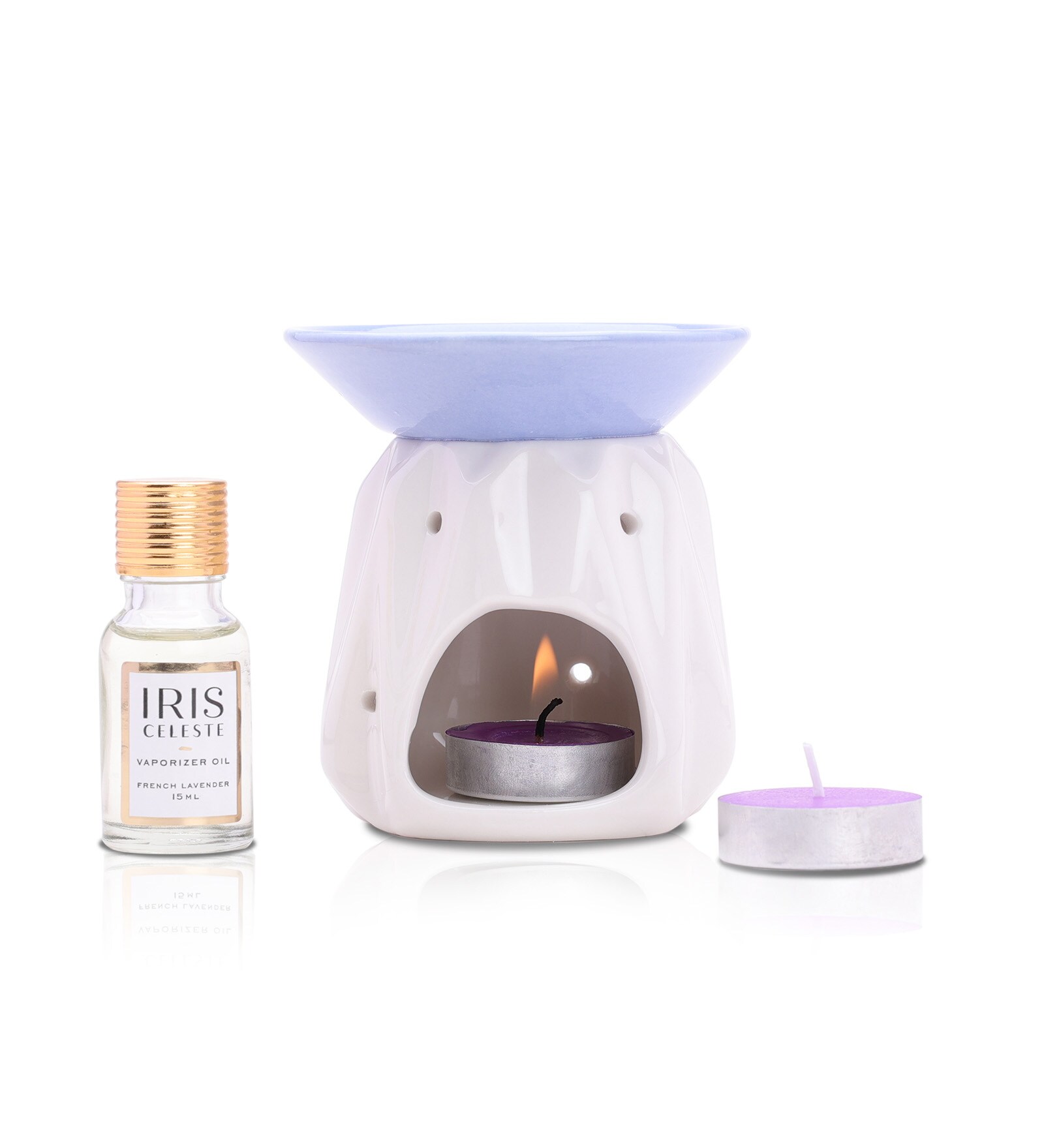 Buy Celeste Gradient Ceramic Vaporizer & Tealight Home Fragrance Combo ...