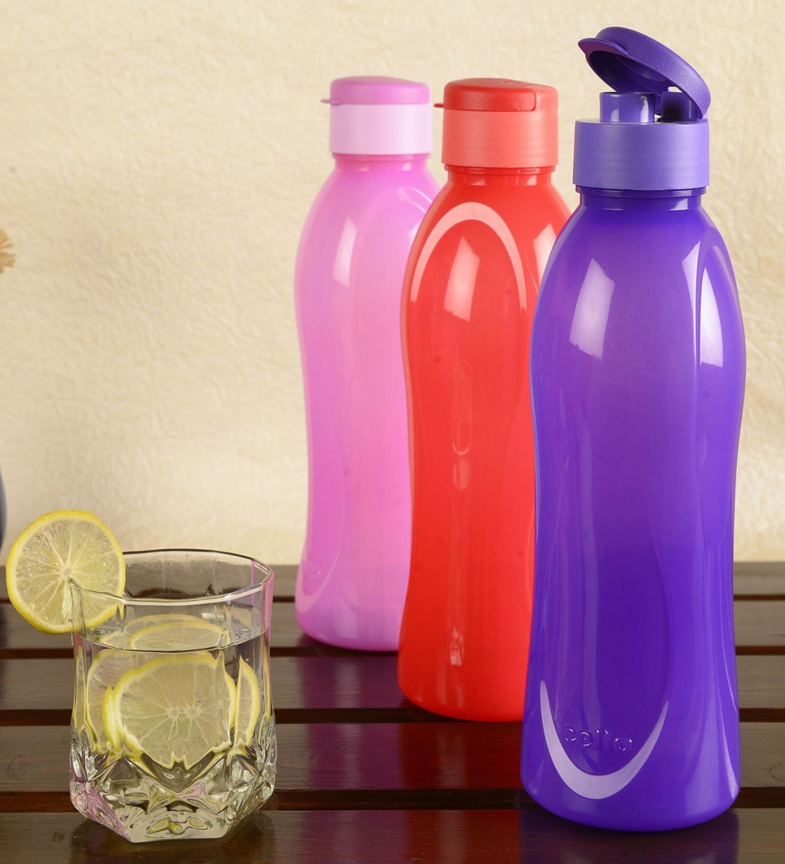 Buy Plastic Multicolour 1000 ML Bottle - Set of 5 By Cello at 57% OFF ...