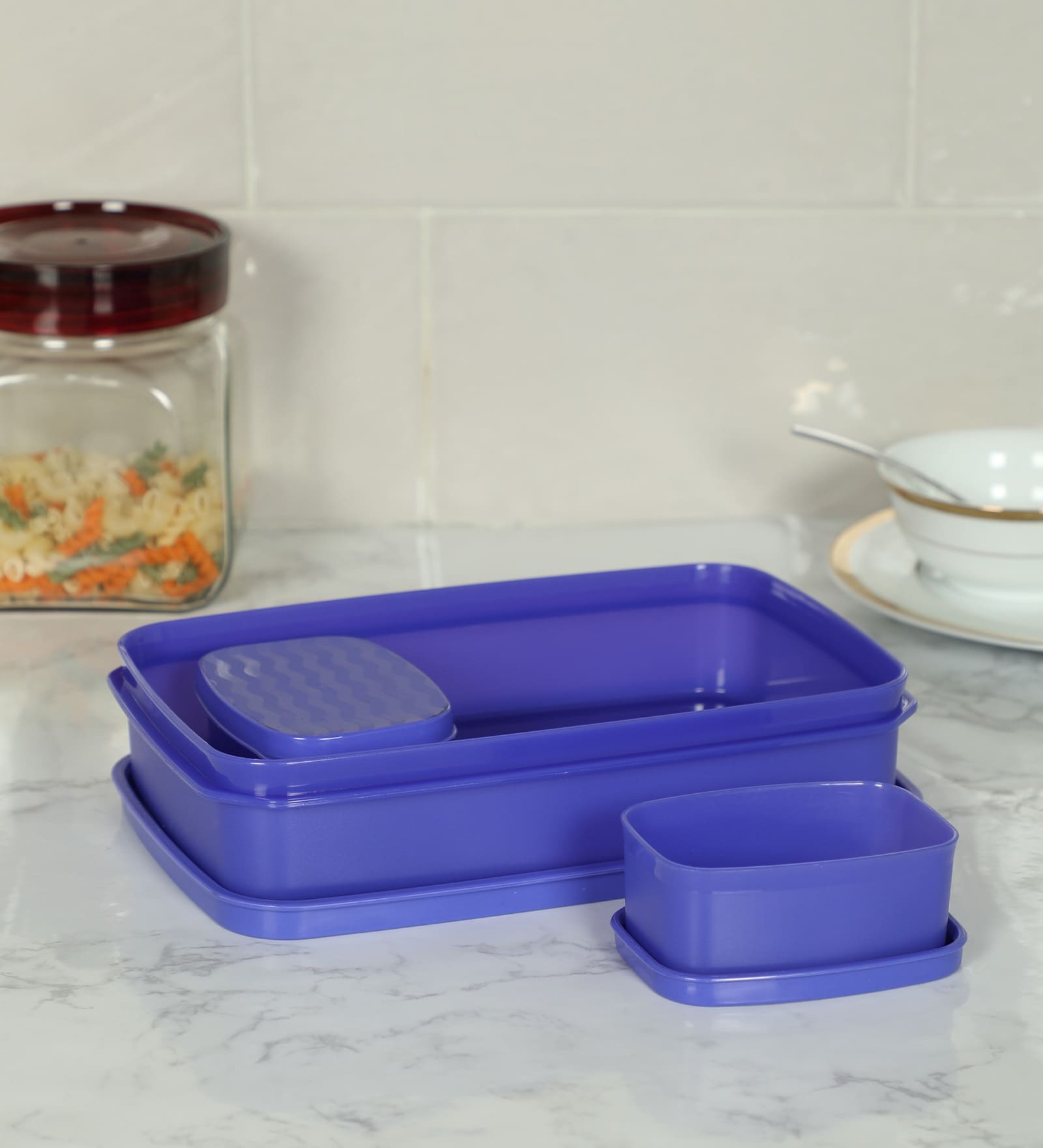 Buy Plastic 100 ML Tiffin Box - Set of 3 at 66% OFF by Cello | Pepperfry