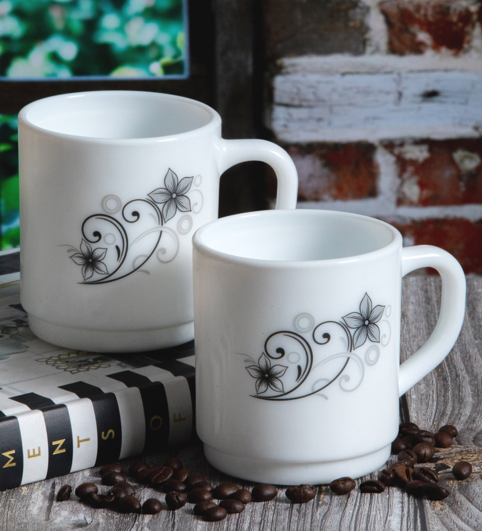 Buy Cello Opalware Roma Coffee Mug (Set of 2pcs) at 2% OFF by Cello ...