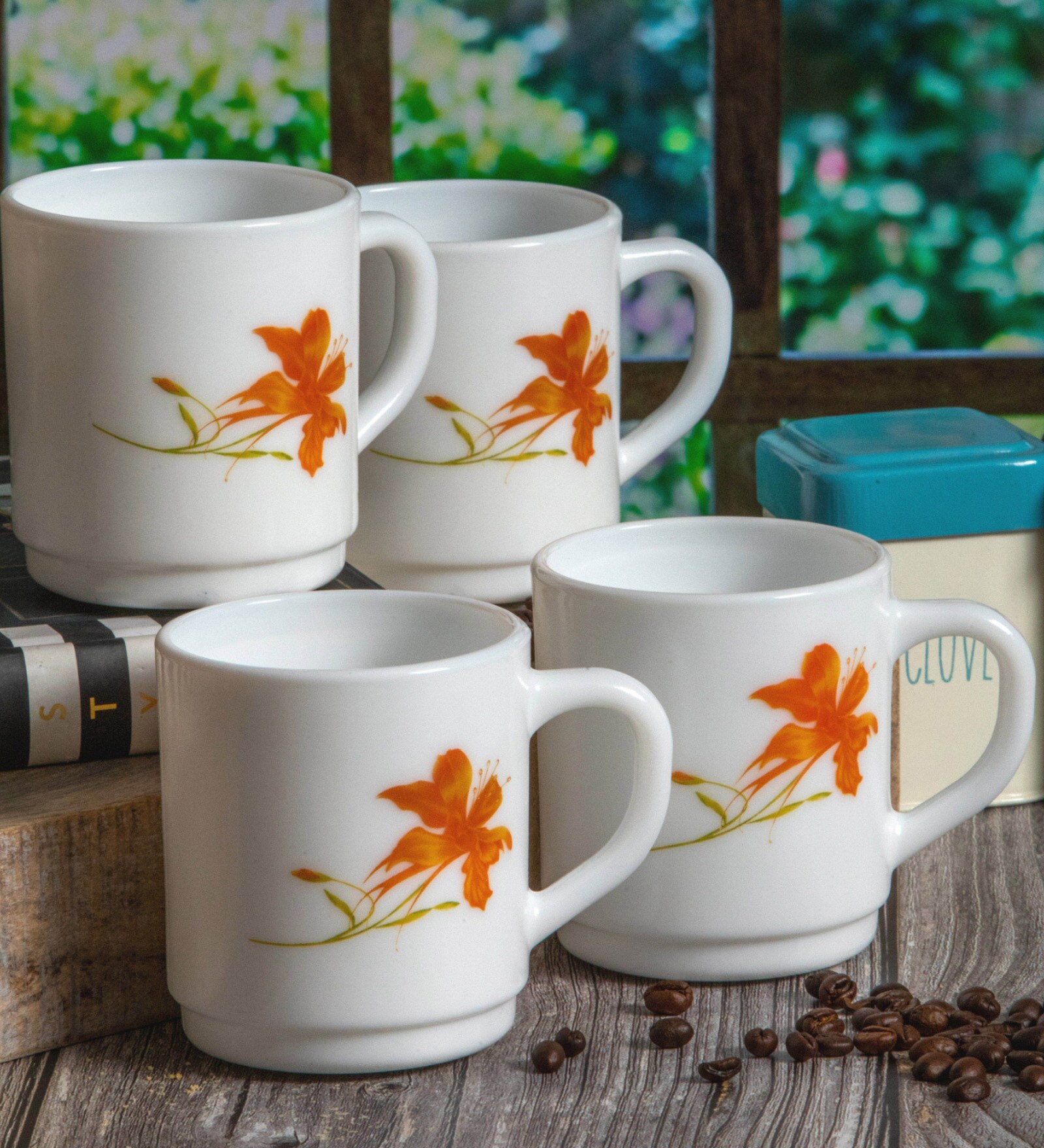 Buy Cello Opalware Roma Coffee Mug (Set of 4pcs) at 5% OFF by Cello ...
