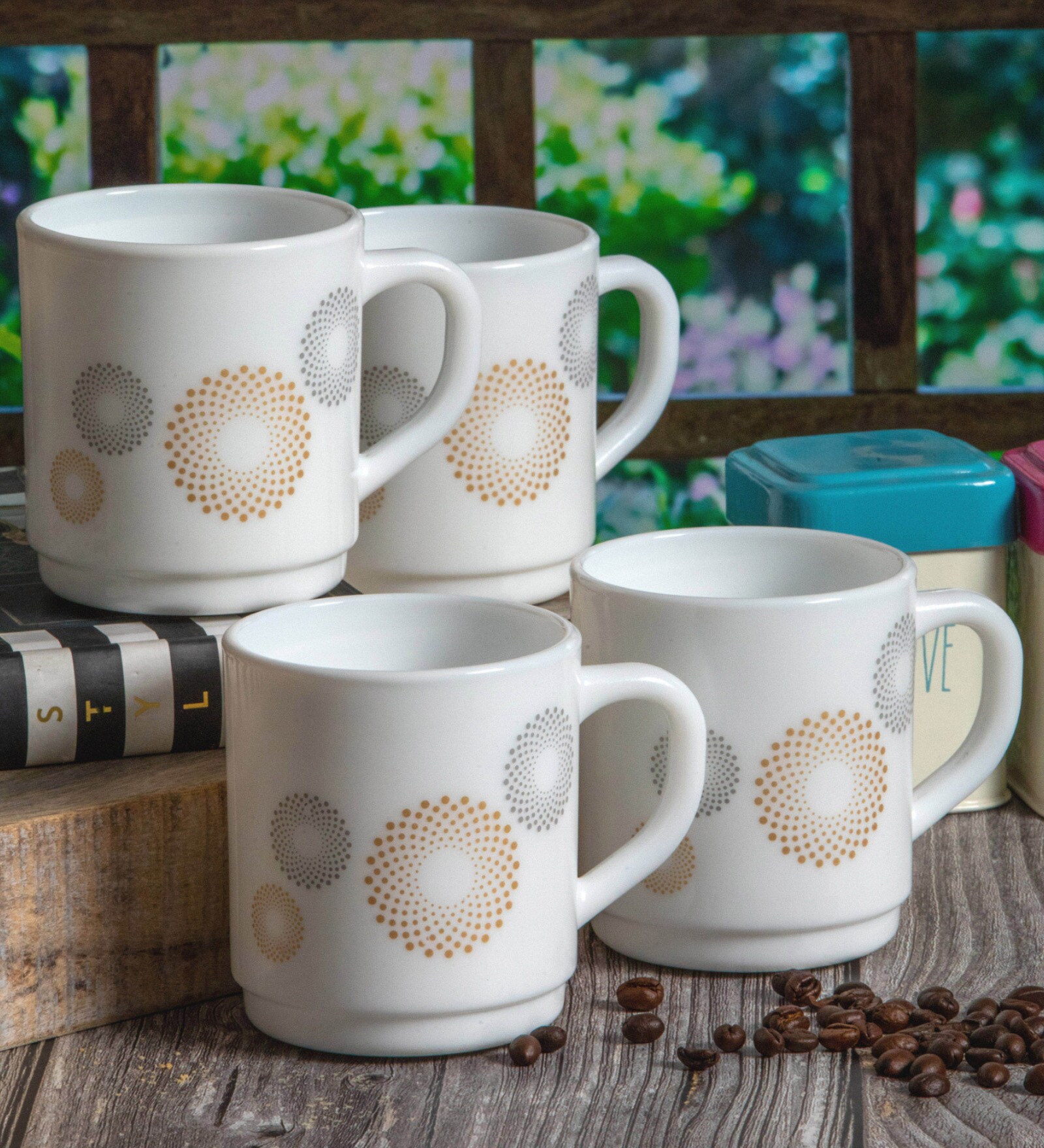 Buy Cello Opalware Roma Coffee Mug (Set of 4pcs) at 5% OFF by Cello ...