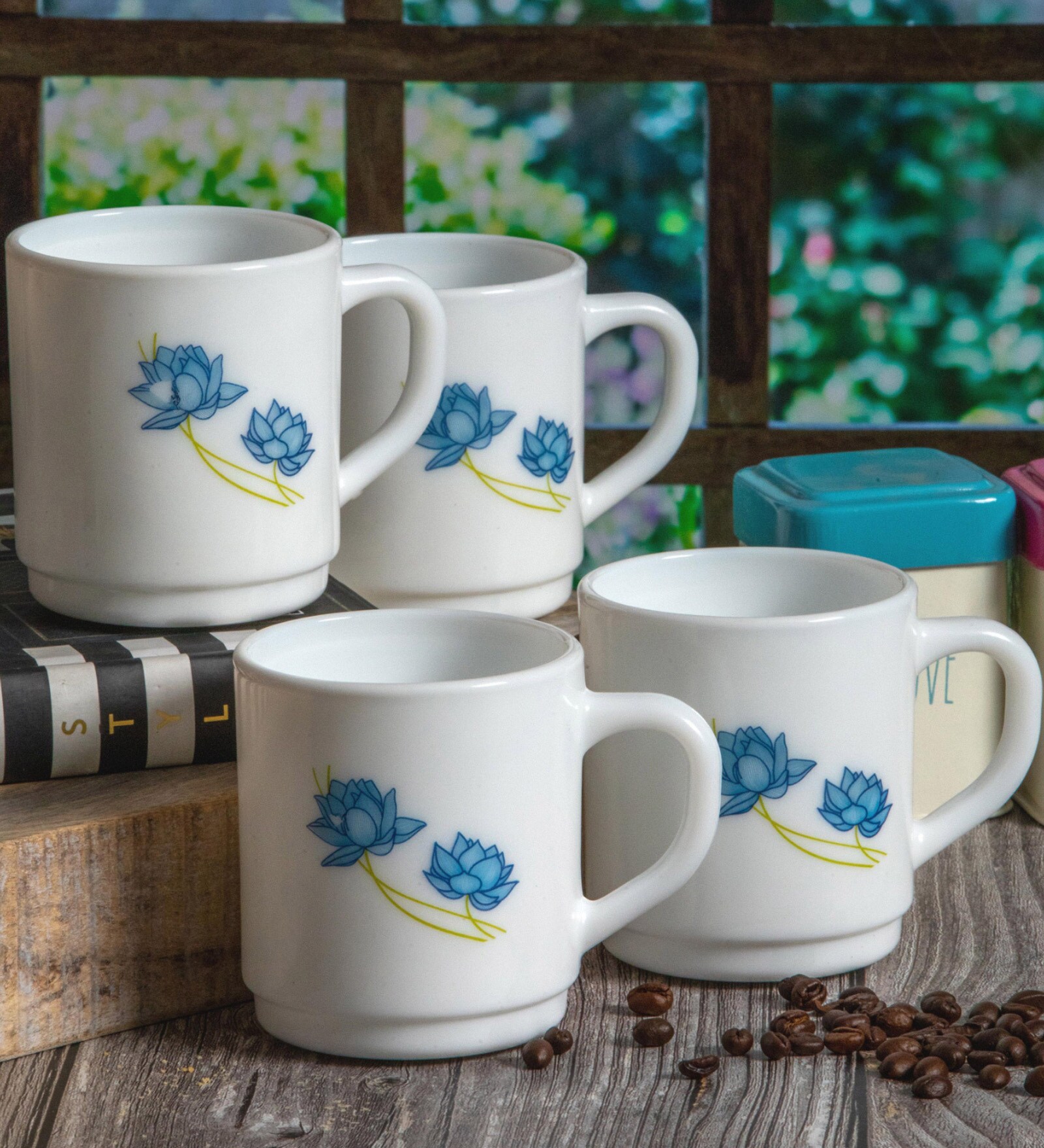 Buy Cello Opalware Roma Coffee Mug (Set of 4pcs) at 5% OFF by Cello ...