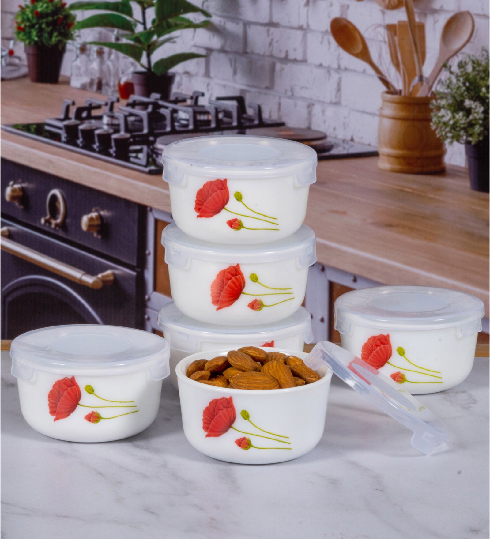 Buy Cello Opalware storage container with Lid (set of 12pcs) at 1% OFF ...