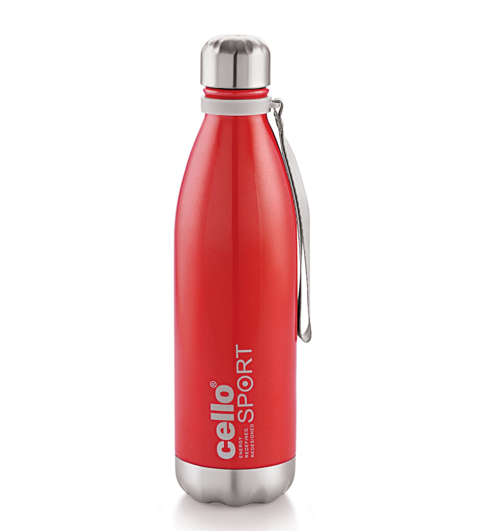 Buy Cello Scout Red Stainless Steel 500 ML Vacuum Insulated Water Flask ...