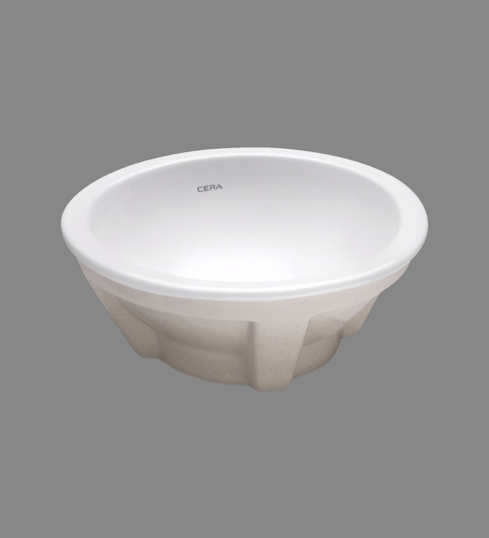 Buy Ceramic Round Shape White Counter Top Wash Basin (H: 7, W: 15.2, D ...