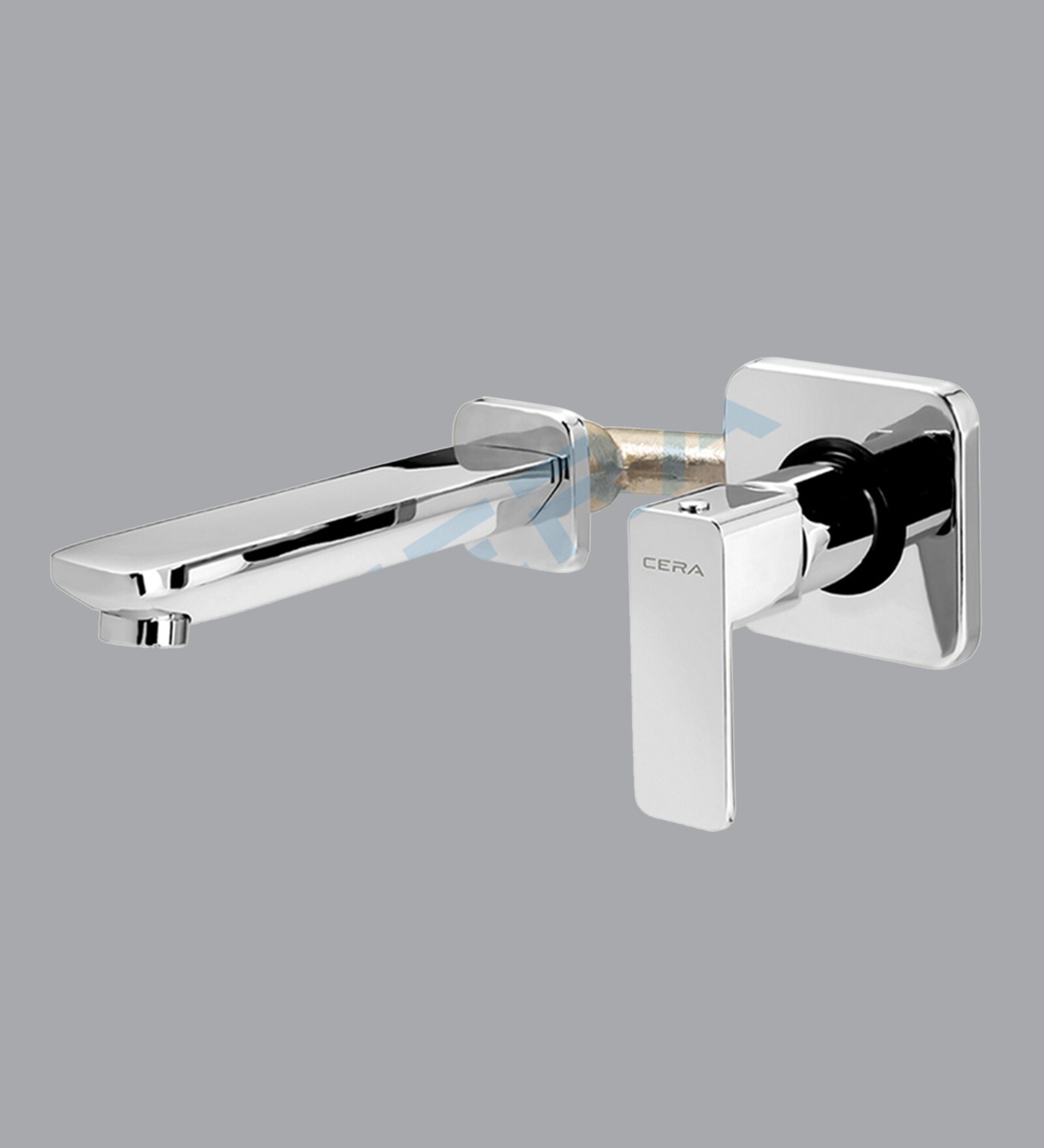 Buy Brass Chrome Plated Bath Tap With Wall Flange by CERA Online - Bath ...