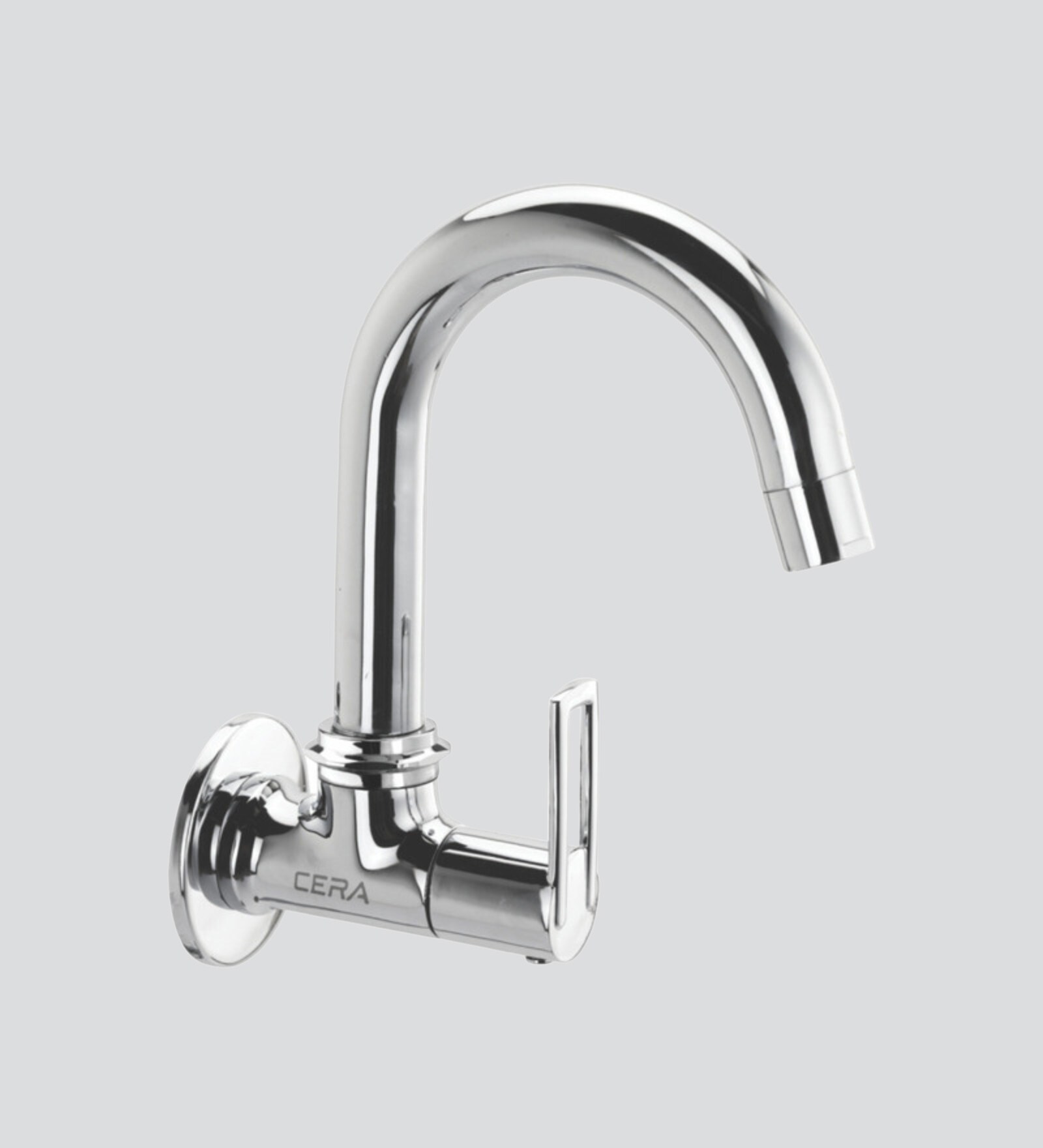 Buy Brass Chrome Plated Basin Tap With 150 MM Long Swivel Spout ...