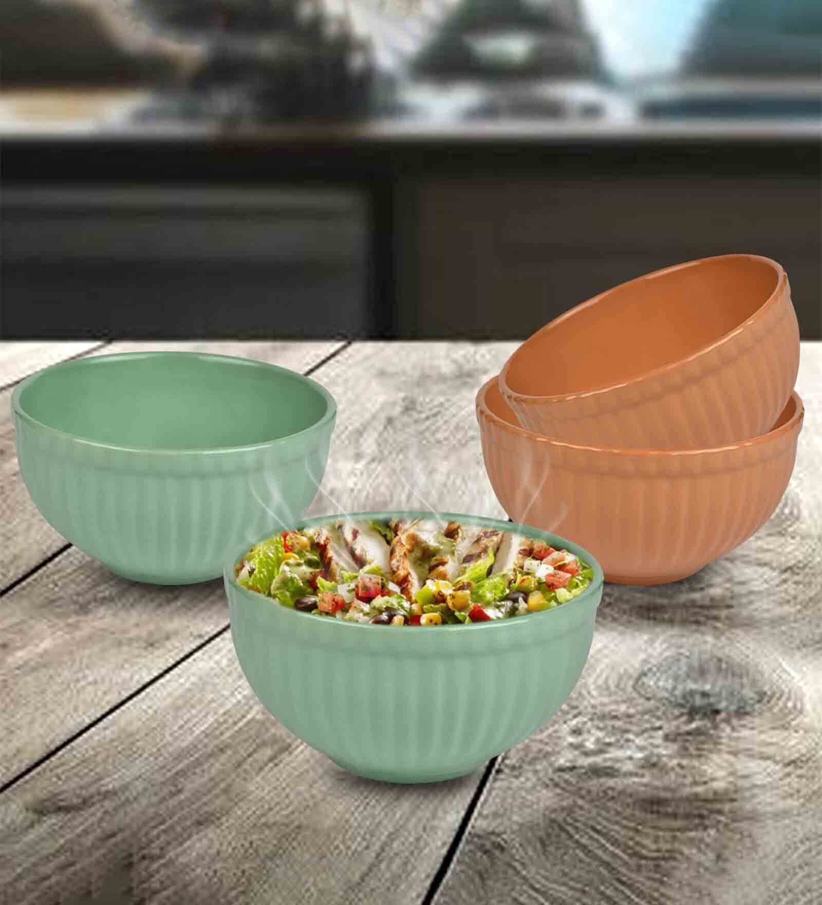 Buy Ceramic Multicolour 500 ML Serving Bowl Set of 4 at 41% OFF by ...