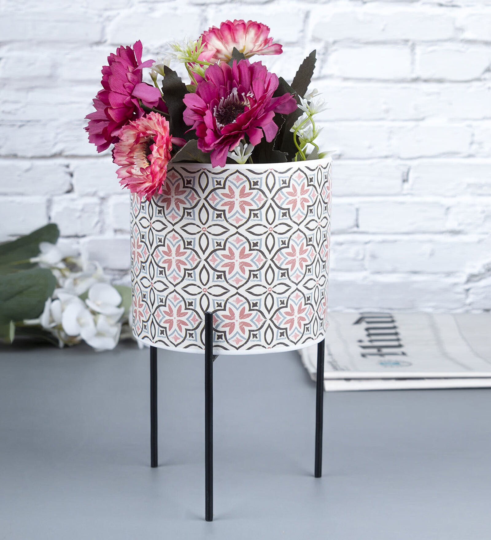 Buy Ceramic Table Planter With Stand By Market 99 at 50% OFF by Market ...