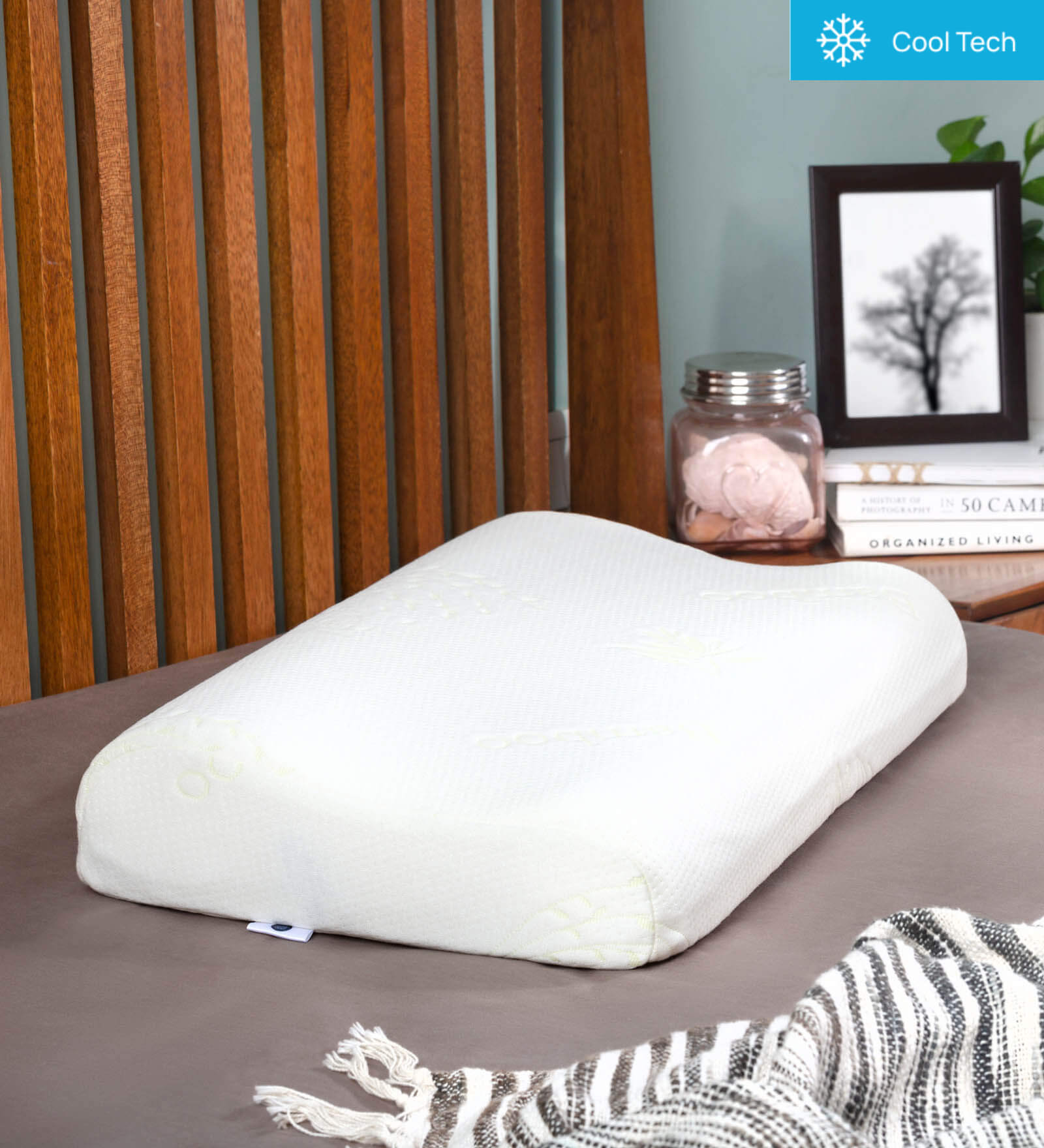 Buy Cervical Orthopedic Cooling Gel Memory Foam 23 x 14 Inch Pillows (Set of2) at 59% OFF by The ...