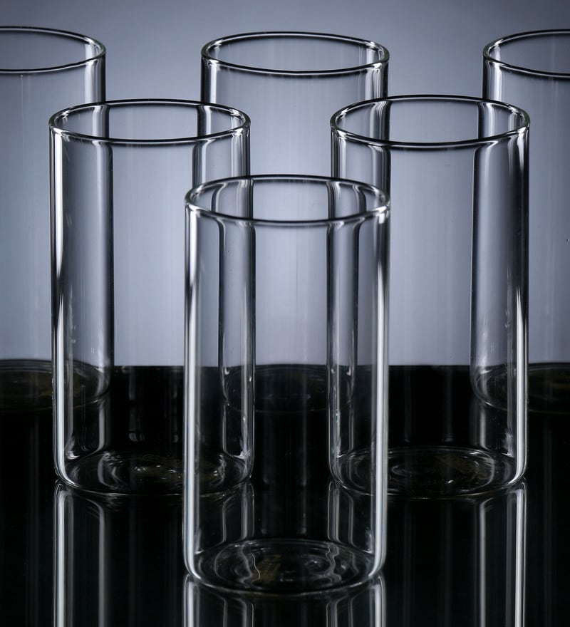 Buy borosilicate big 320ml (Set of 6) Everyday Glass Online - Everyday ...