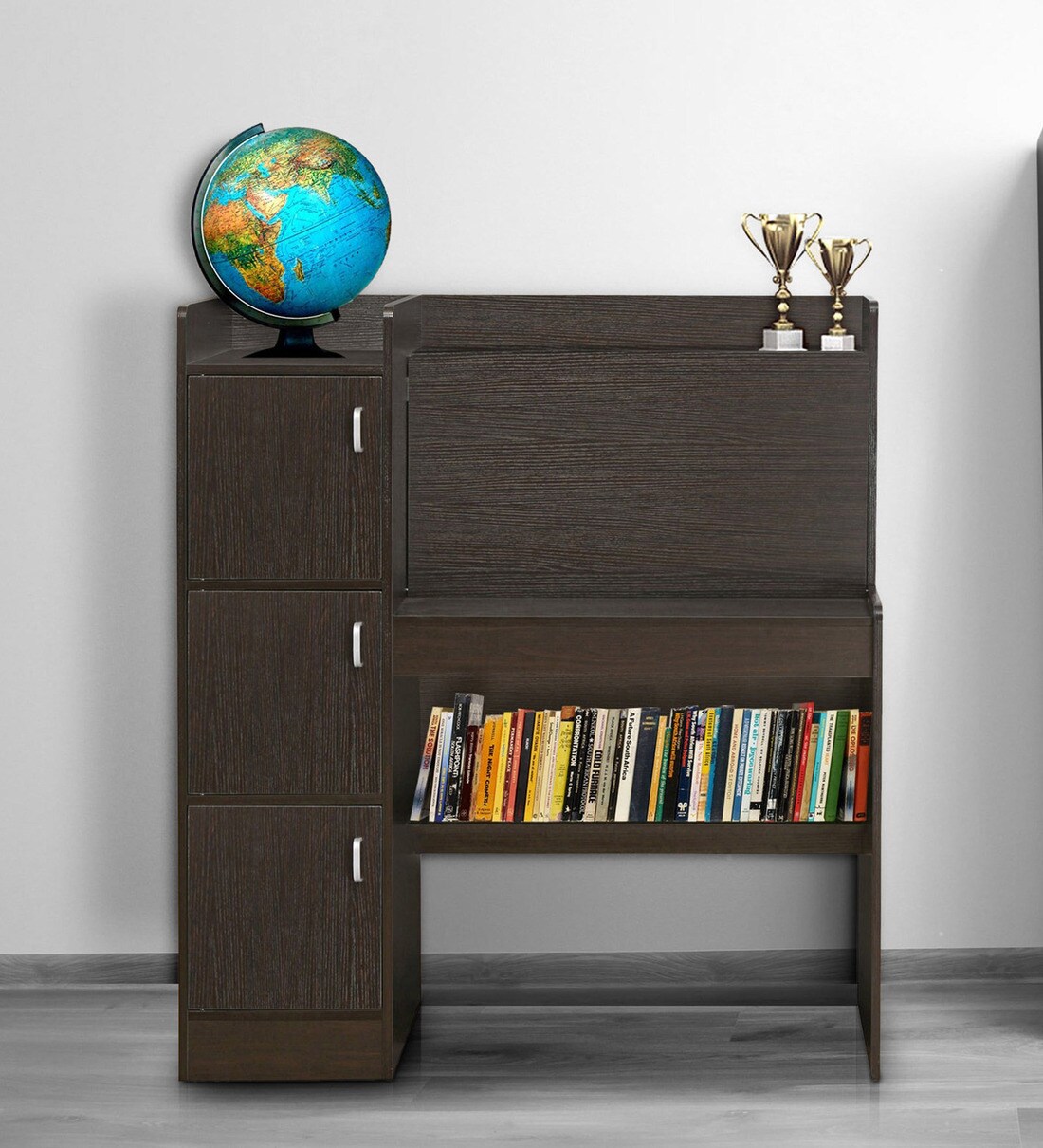 Buy Champ Study Table In Walnut Colour at 17% OFF by Nilkamal | Pepperfry