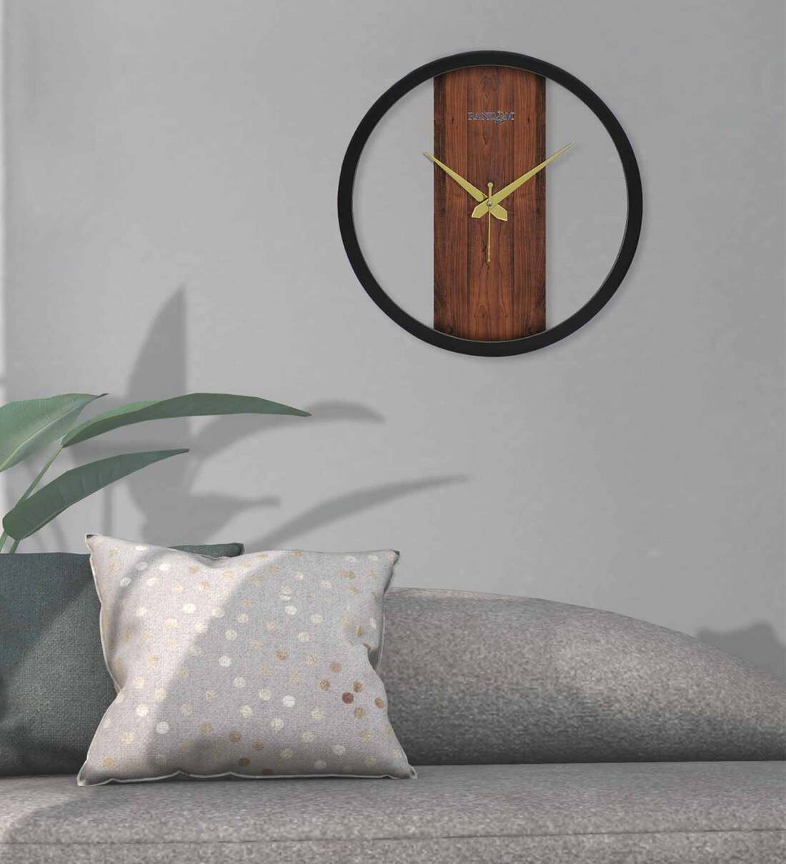 Buy Black Plastic Charming Modern Wall Clock at 3% OFF by Random ...