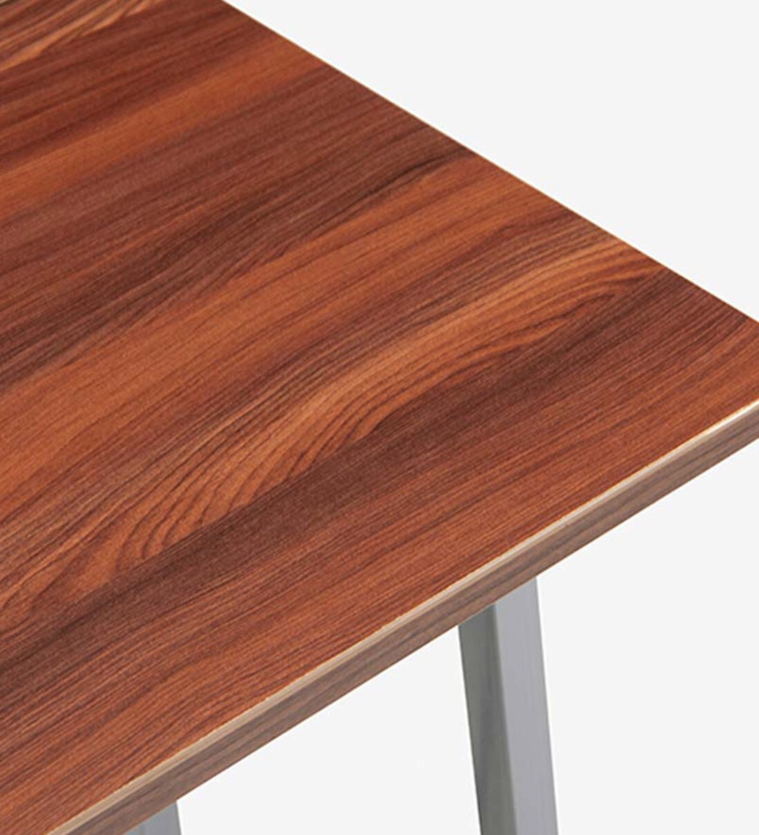 Buy Cherry Metal Foldable Study Table in Brown Finish by The Home ...