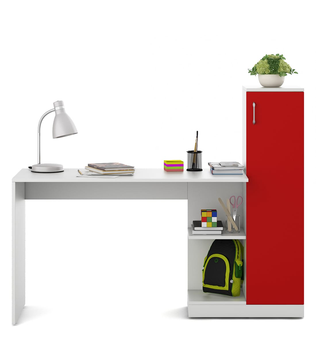 Buy Cherry Kids Study Table in Red Colour by A GLOBIA CREATIONS Online ...