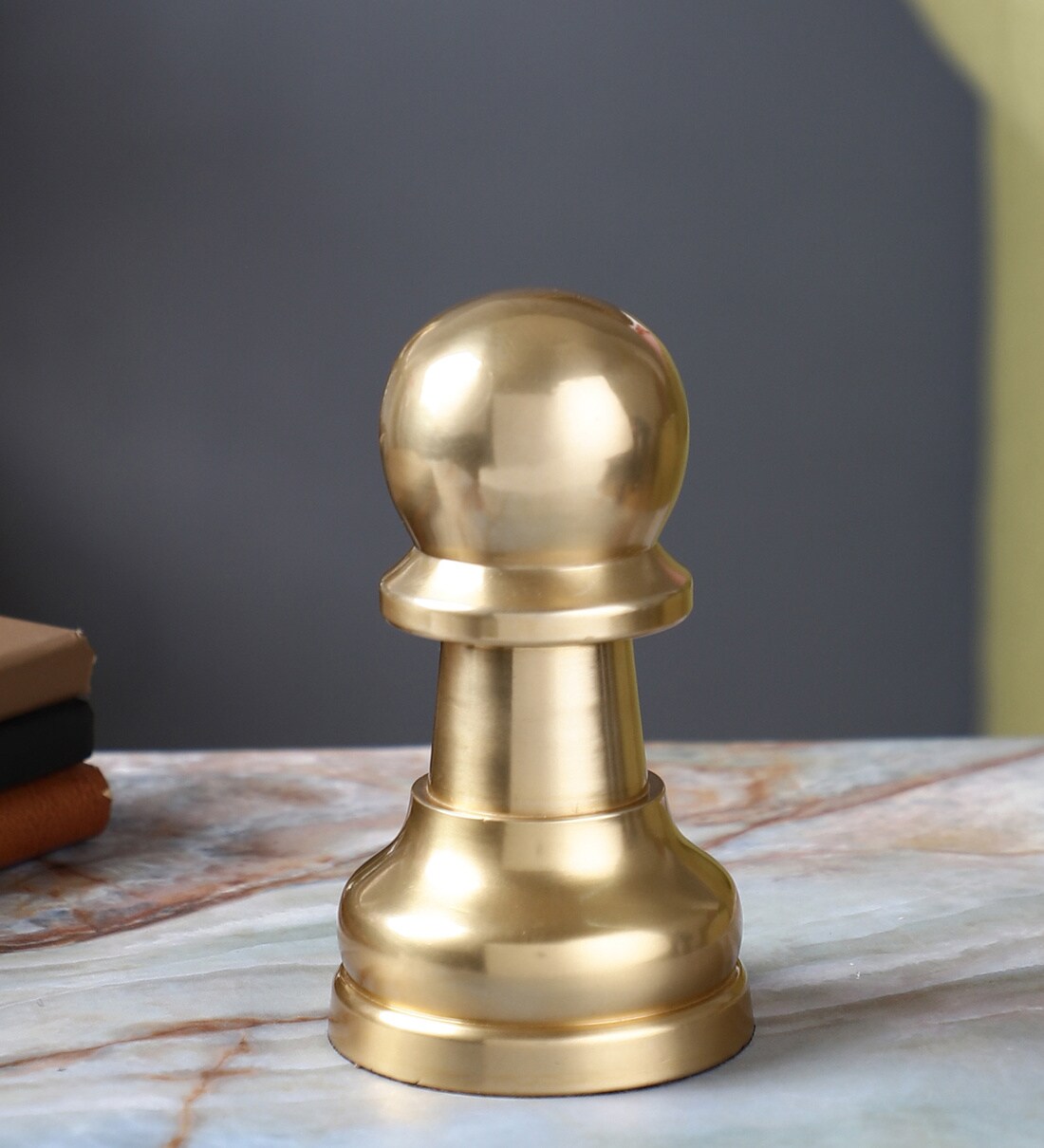 Buy Chess Pawn Gold Showpiece at 7% OFF by Decor de Maison | Pepperfry