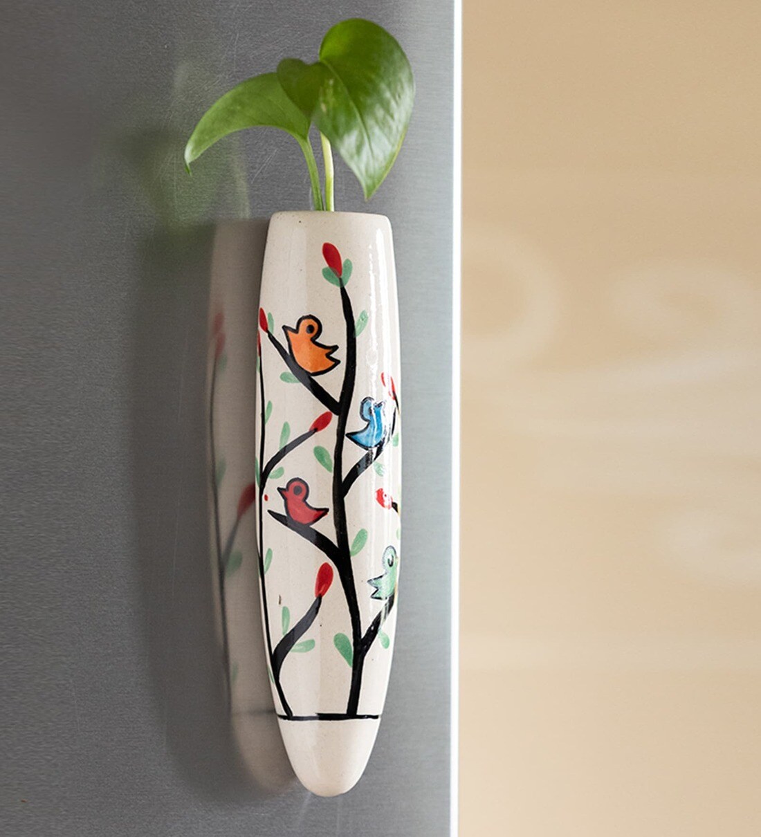 Buy Chirping Mockingjay Ceramic Magnetic Fridge Planters by ...