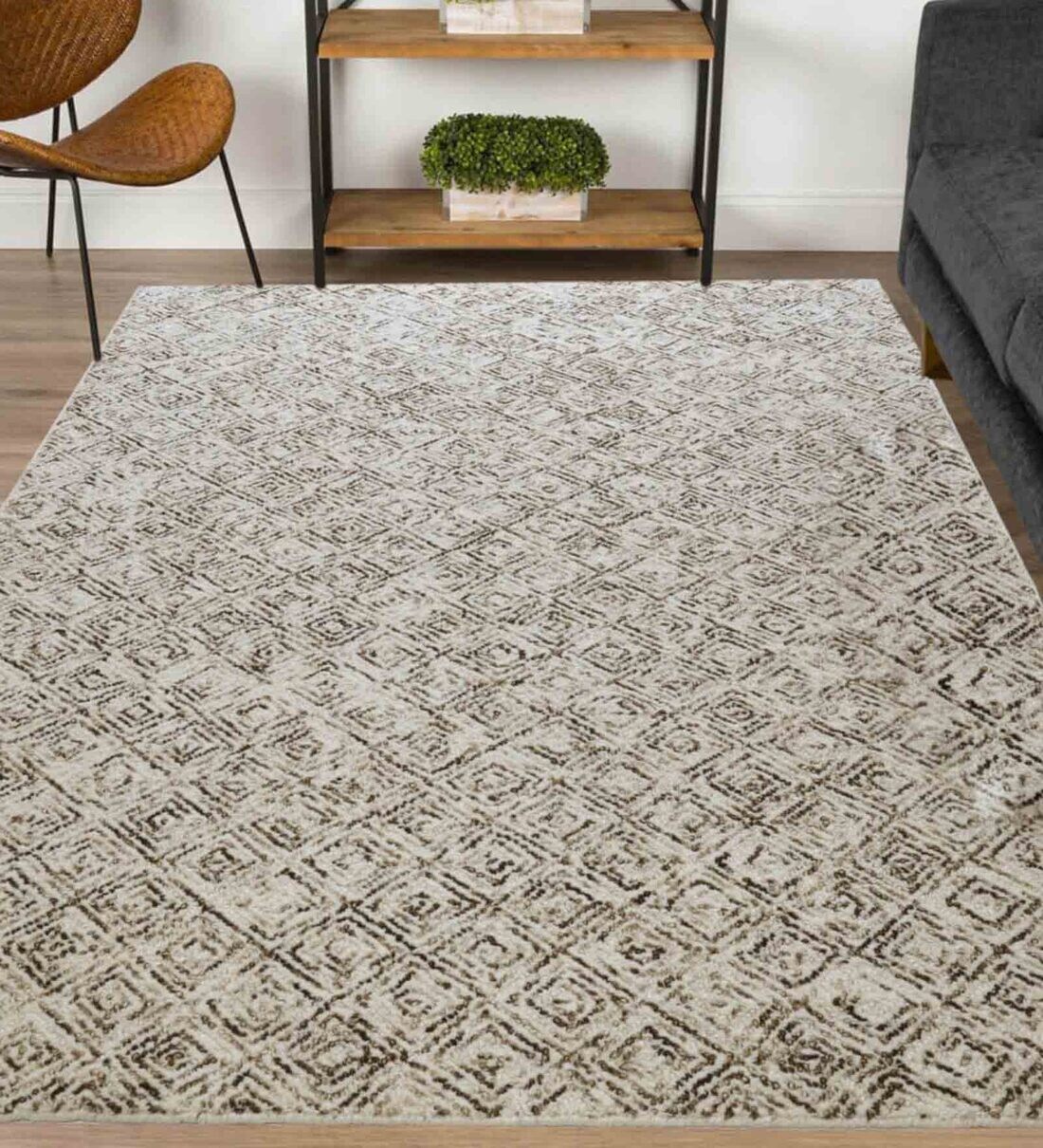 Buy Chocolate Wool Abstract 7' x 5' Hand tufted Carpet By Kaleen India at 10% OFF by KALEEN ...