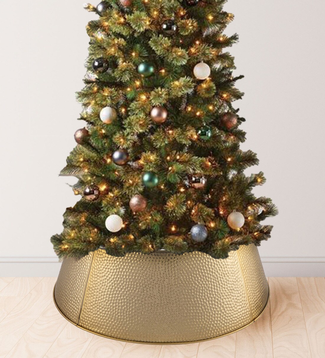 Buy Christmas Tree Golde Metal Planter Stand at 15% OFF by Corsica ...