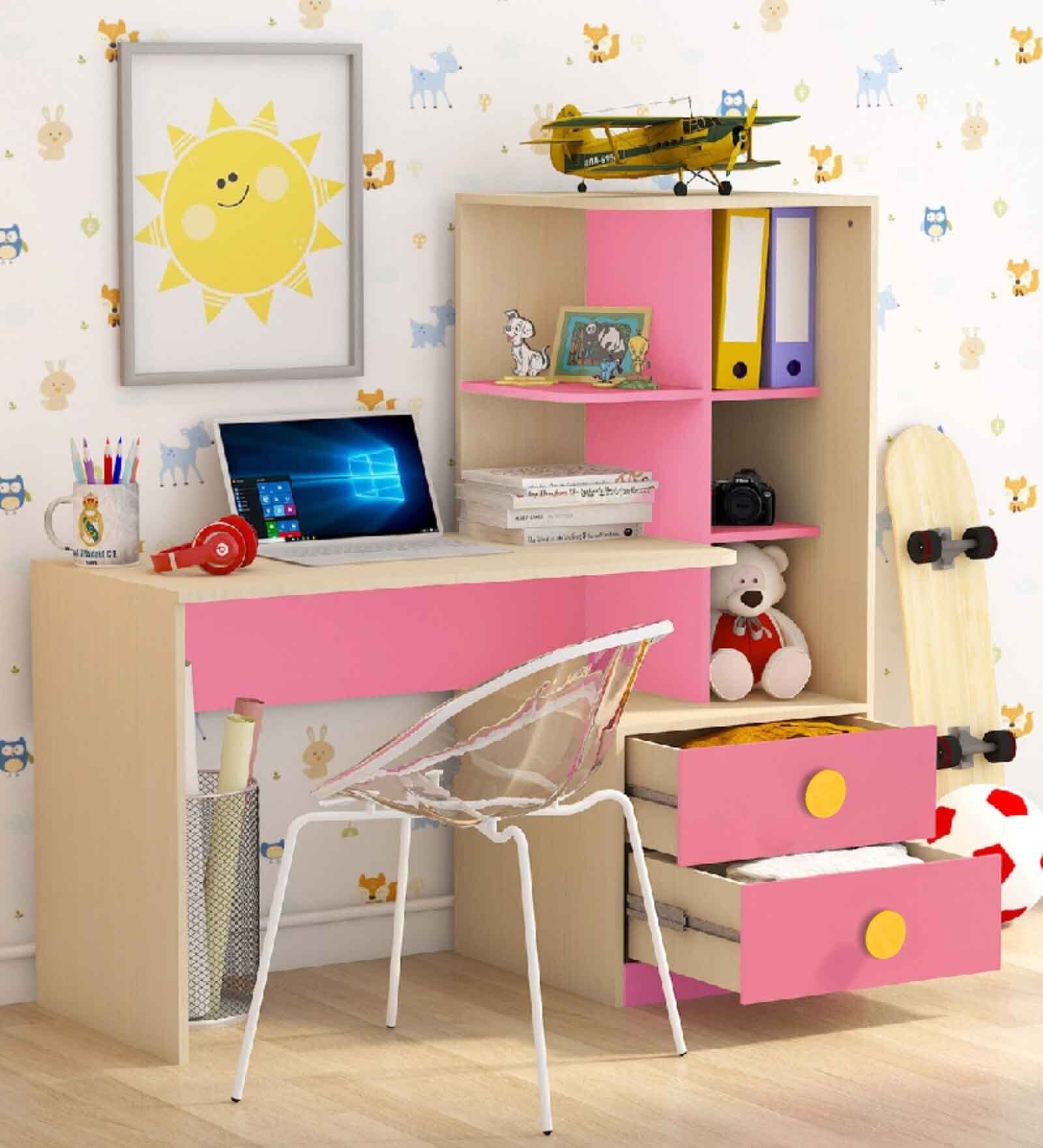 Buy Champion Kids Study Table in Pink Colour at 4% OFF by Casacraft ...