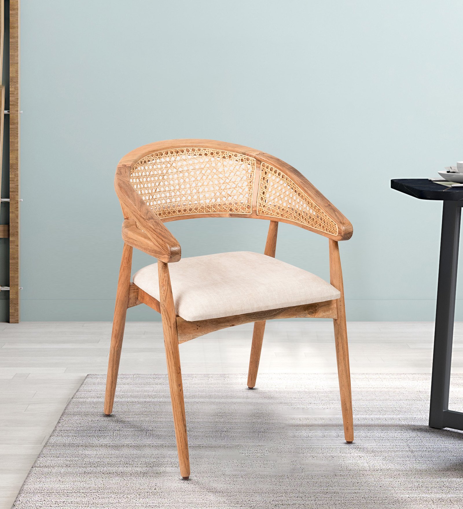 Buy Emerald Natural Cane Arm Chair in Natural Colour at 23% OFF by Home ...