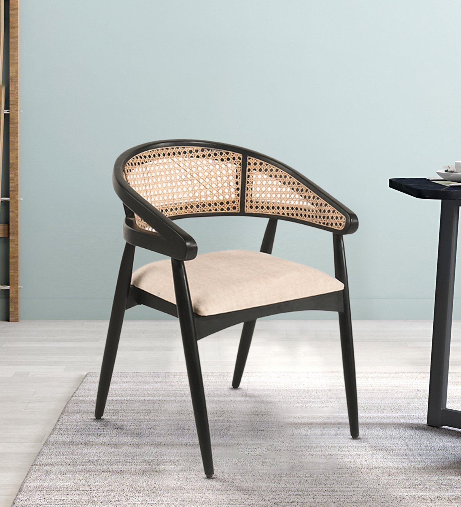 Buy Emerald Natural Cane Arm Chair in Walnut Colour at 35% OFF by Home ...