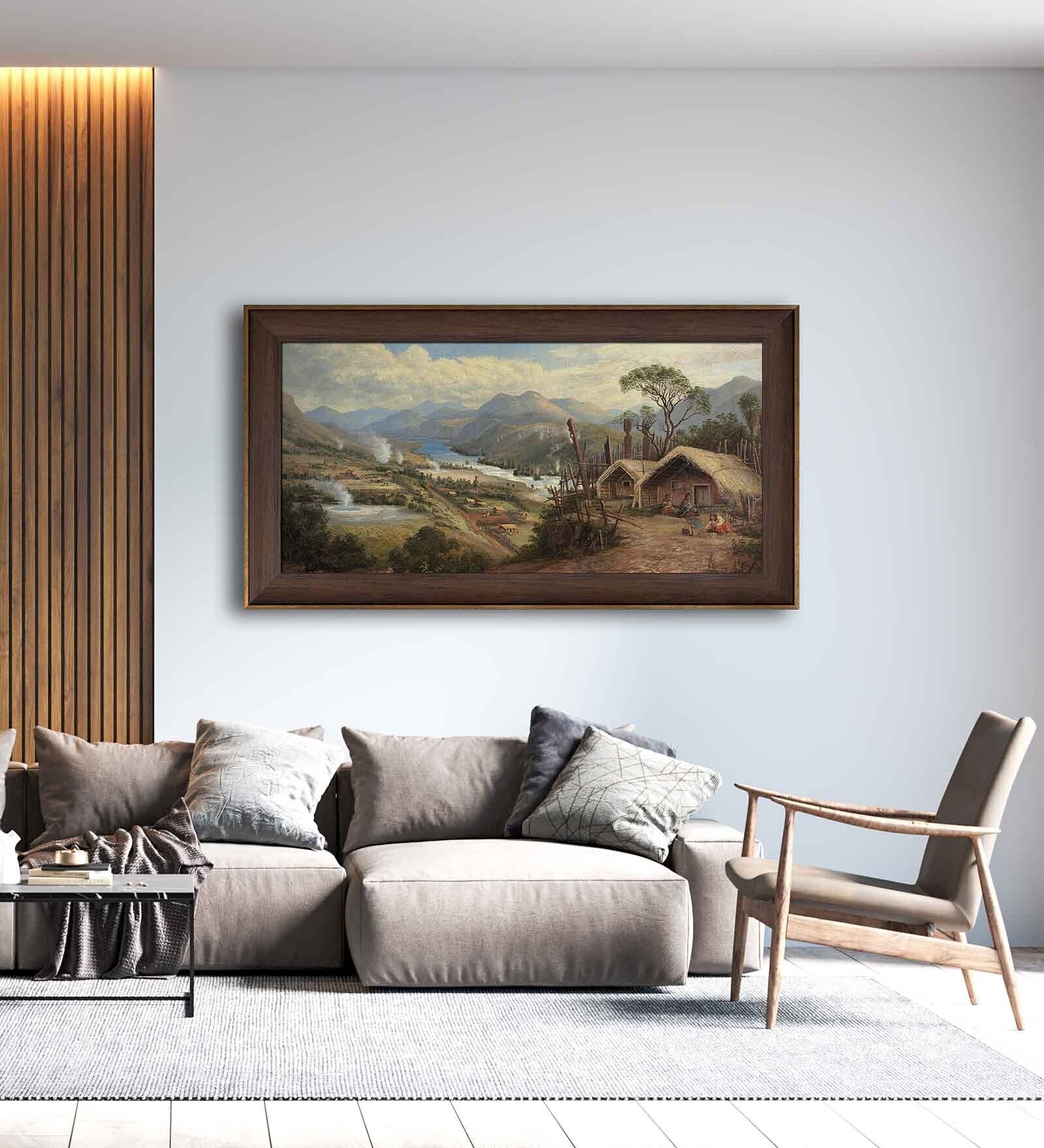 Buy Charles Blomfield Multicolour Canvas Framed Abstract Art Print at ...