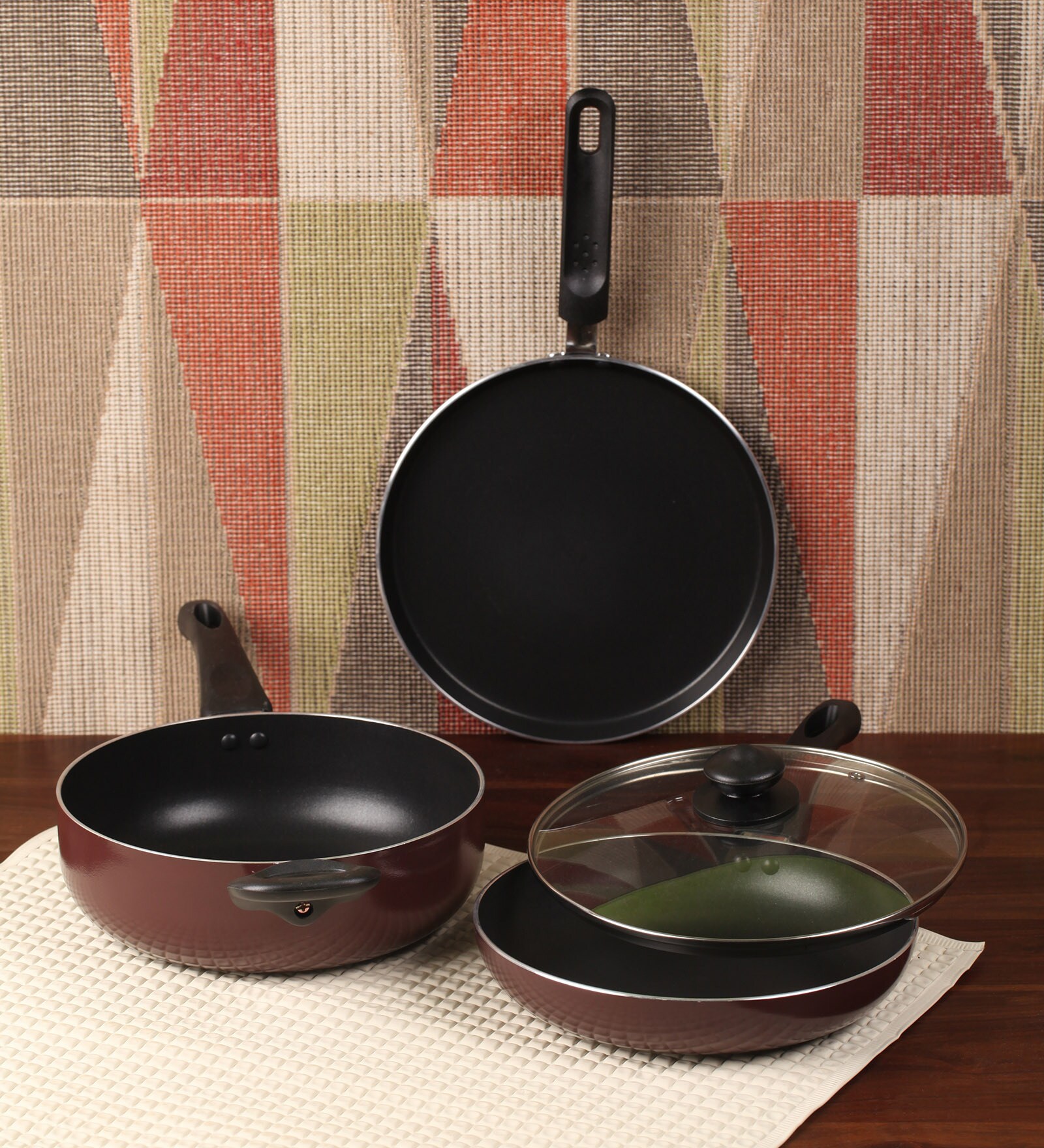 Buy Aluminum Nonstick 4-Piece Cookware Set by Chef Pro Online ...