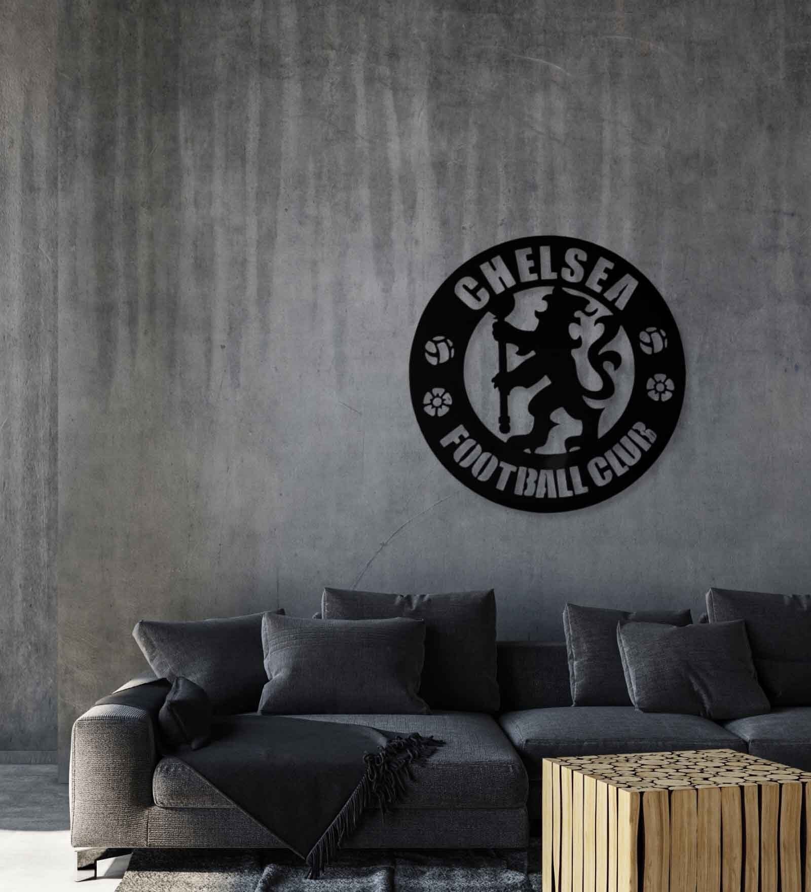 Buy Chelsea Football Club Black Mild Steel Wall Art at 10% OFF by ...