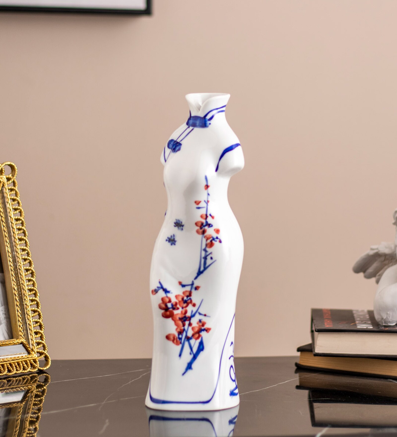 Buy Cheongsam White Porcelain Vase by The Decor Kart at 100% OFF by The ...