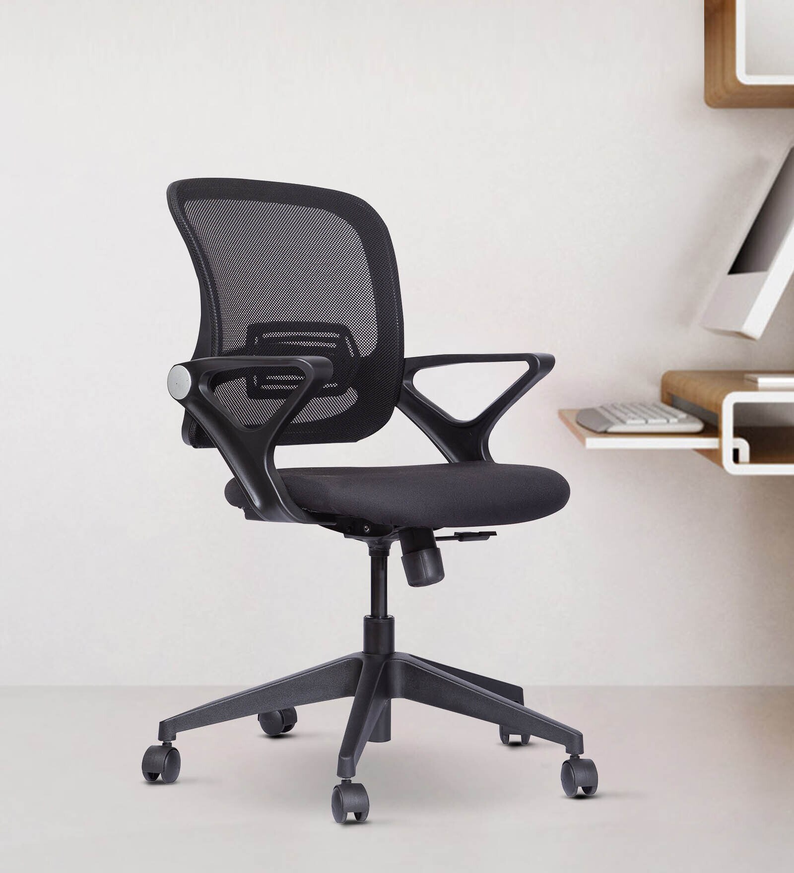Buy Cherry Breathable Mesh Ergonomic Chair in Black Colour at 35% OFF ...