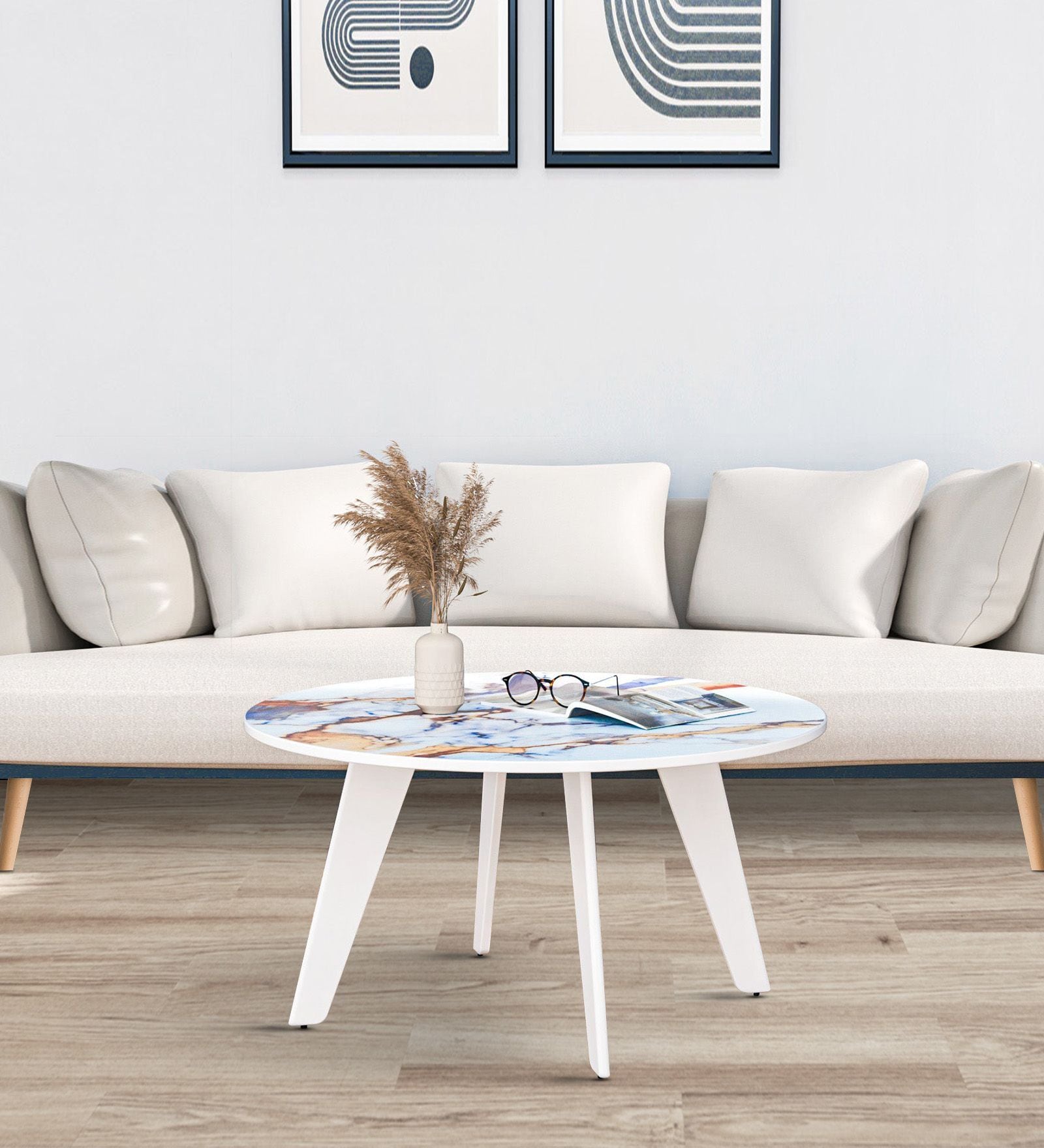 Buy Christa Coffee Table in Amber Finish at 36% OFF by @home | Pepperfry