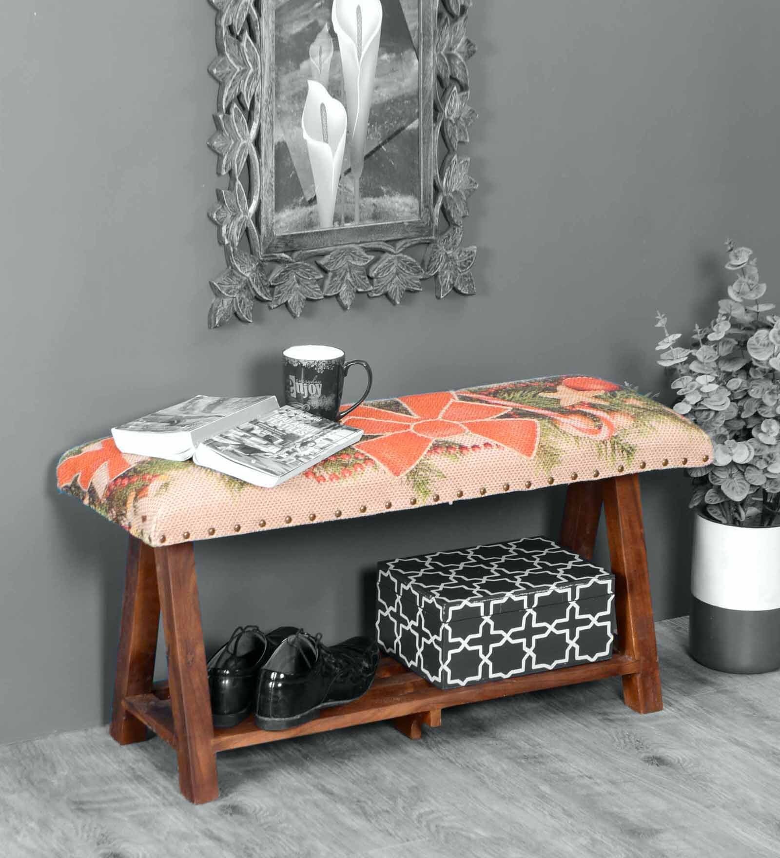Buy Christmas Bench in Multi Colour at 36% OFF by Natural Furnish ...