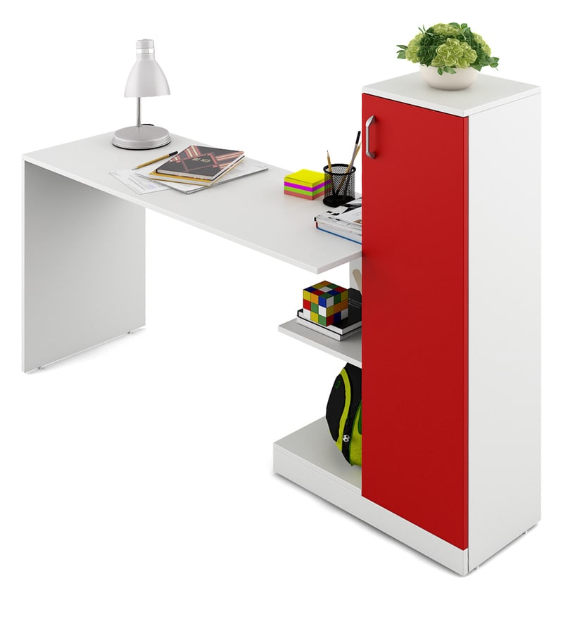 Buy Cherry Kids Study Table in Red Colour by A GLOBIA CREATIONS Online ...