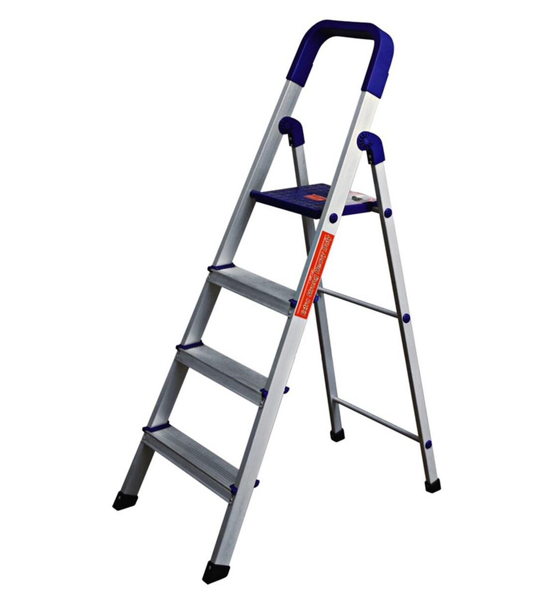 Buy 4 Steps 5 ft Mild Steel Step Ladder by Cipla Plast Online - Step ...