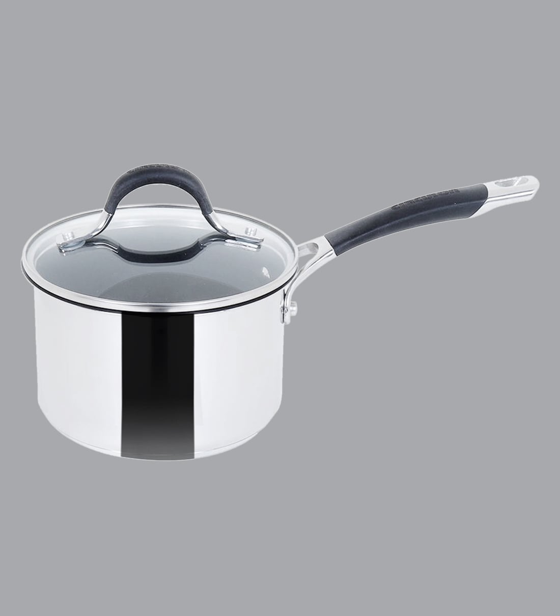 Buy 2 Ltr Stainless Steel Non-Stick Sauce Pan with Lid By Circulon ...
