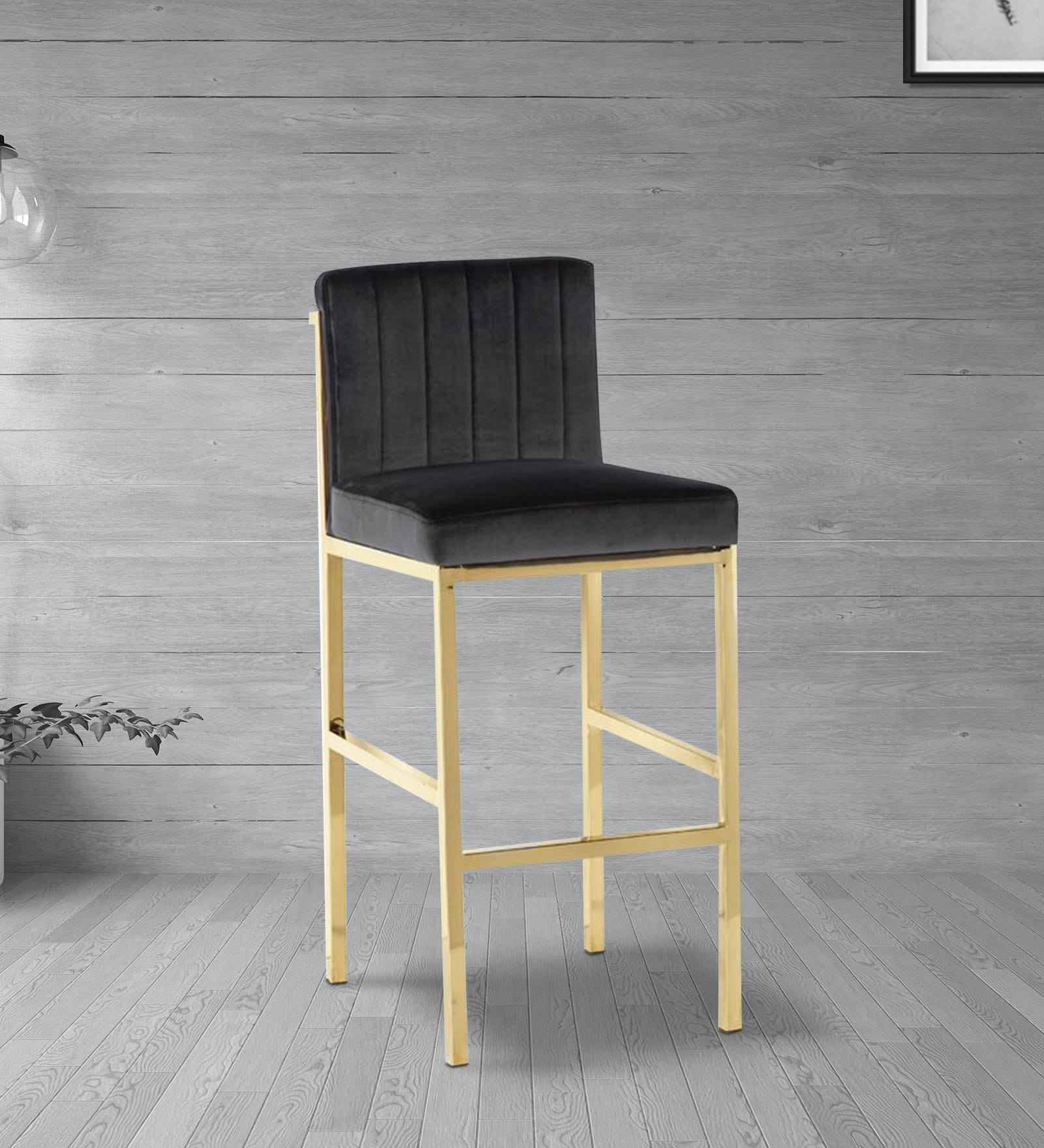 Buy Cian Bar stool in Black Colour at 50% OFF by Furncasa | Pepperfry