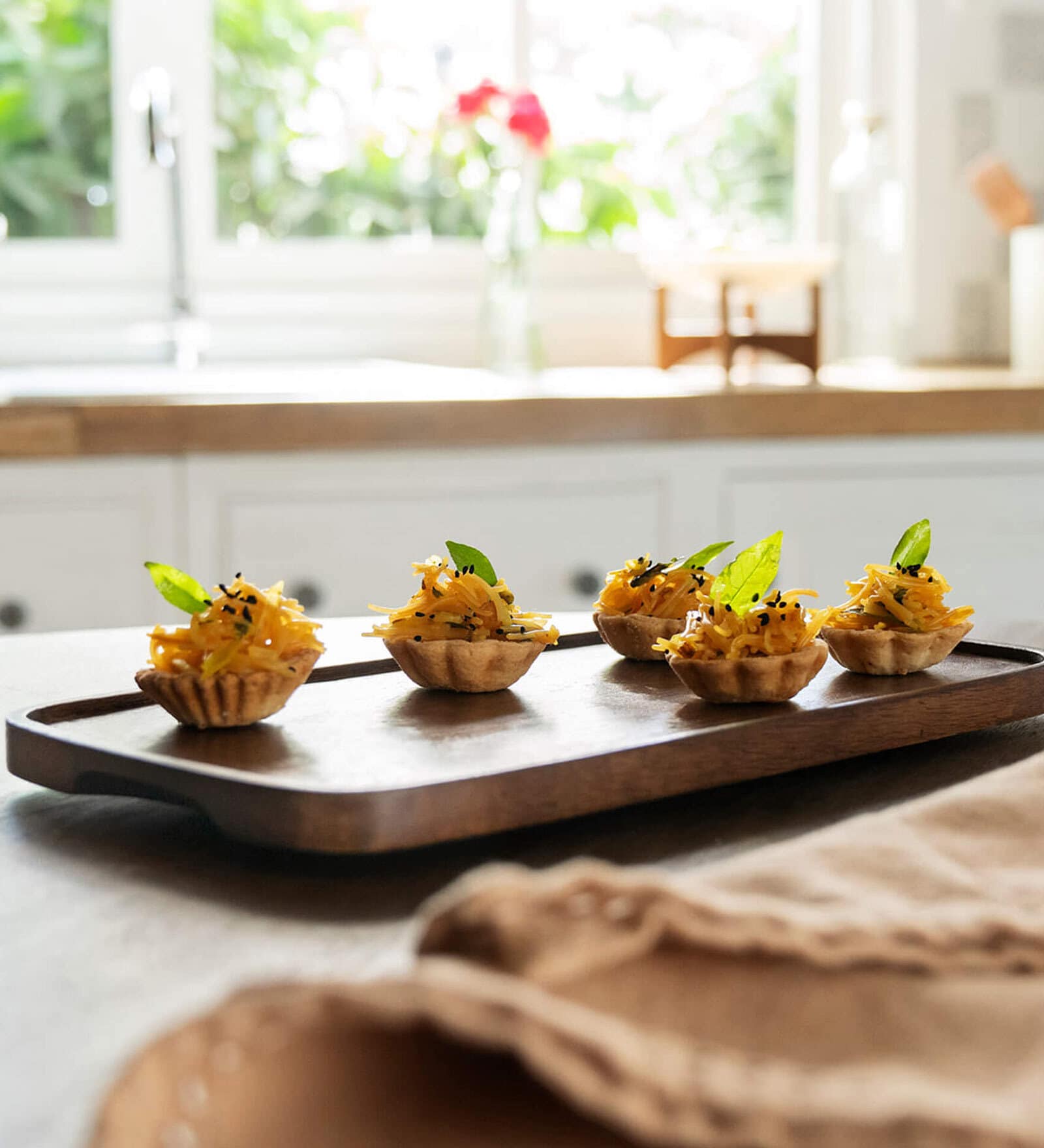 Buy Cian Mango Wood Serving Platter by Ellementry | Pepperfry