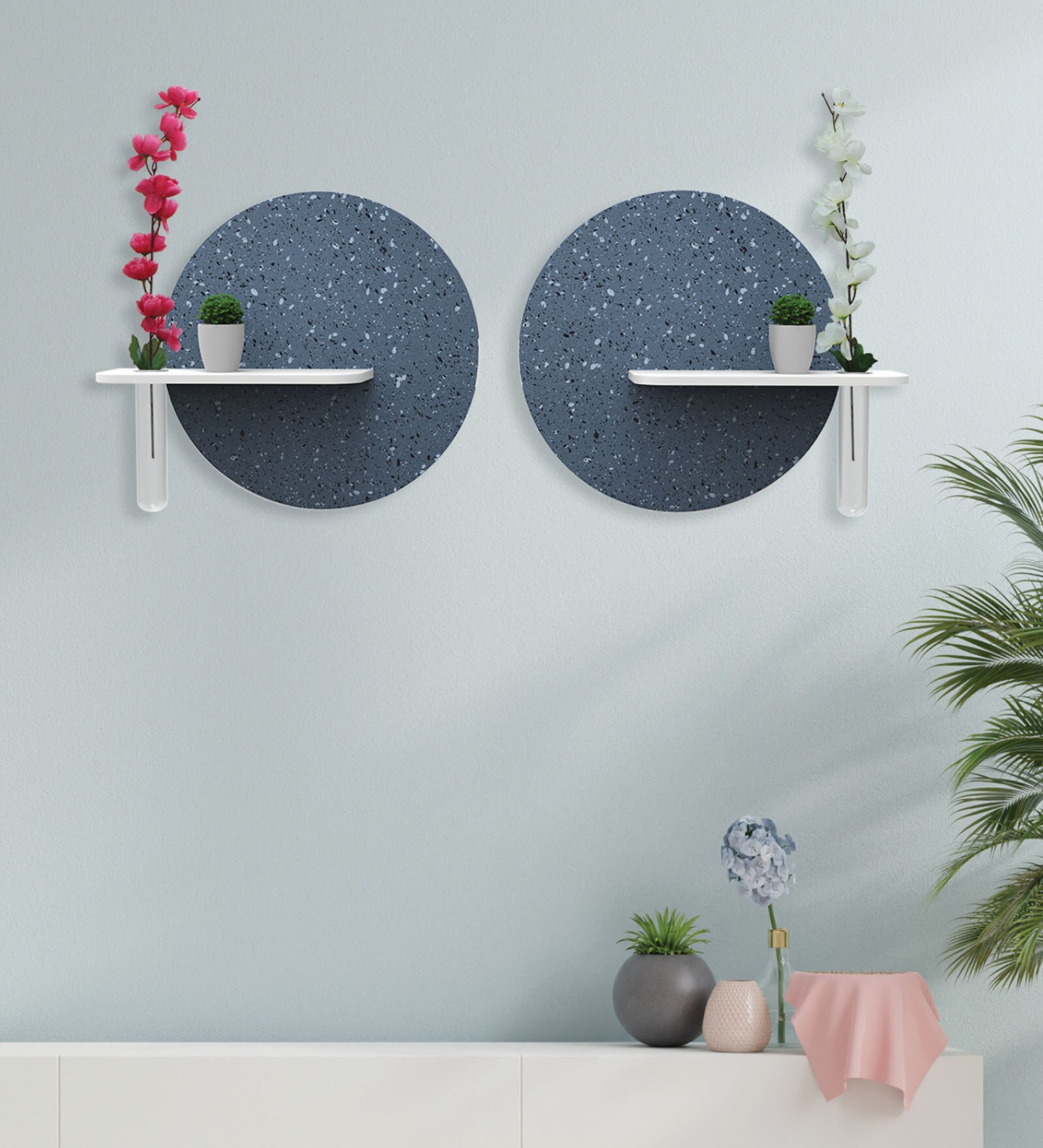 Buy Circular Floating Wall Shelve at 14% OFF by Random | Pepperfry