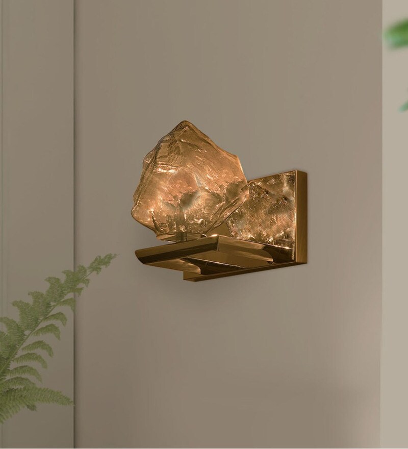 Buy CIRRUS(Clear) Chrome Stainless Steel Wall Light by TISVA Online ...