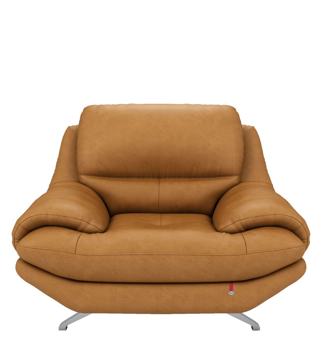 Buy Clarkson 1 Seater Sofa In Camel Brown Colour By Durian Online ...