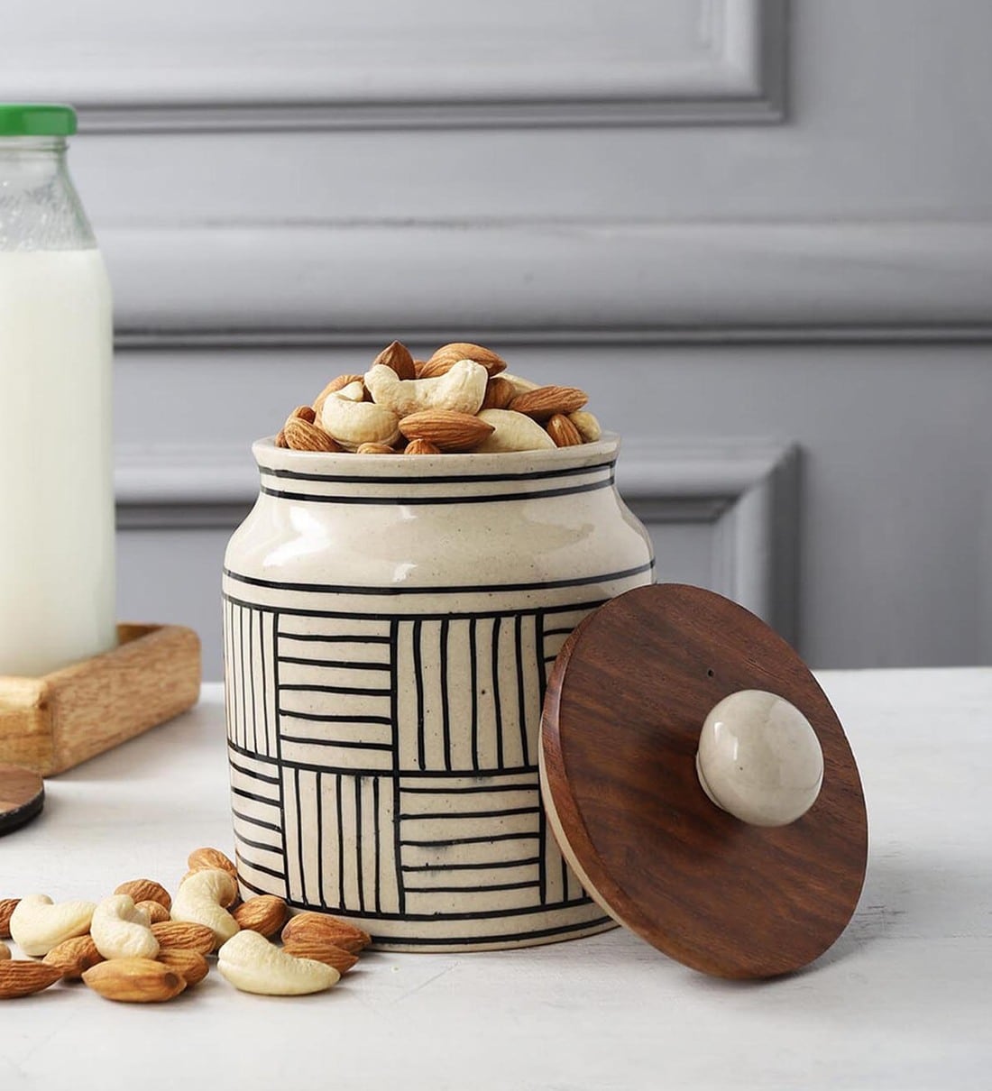Buy Classic Ceramic Storage Jar by MIAH Decor at 25% OFF by Miah Decor ...