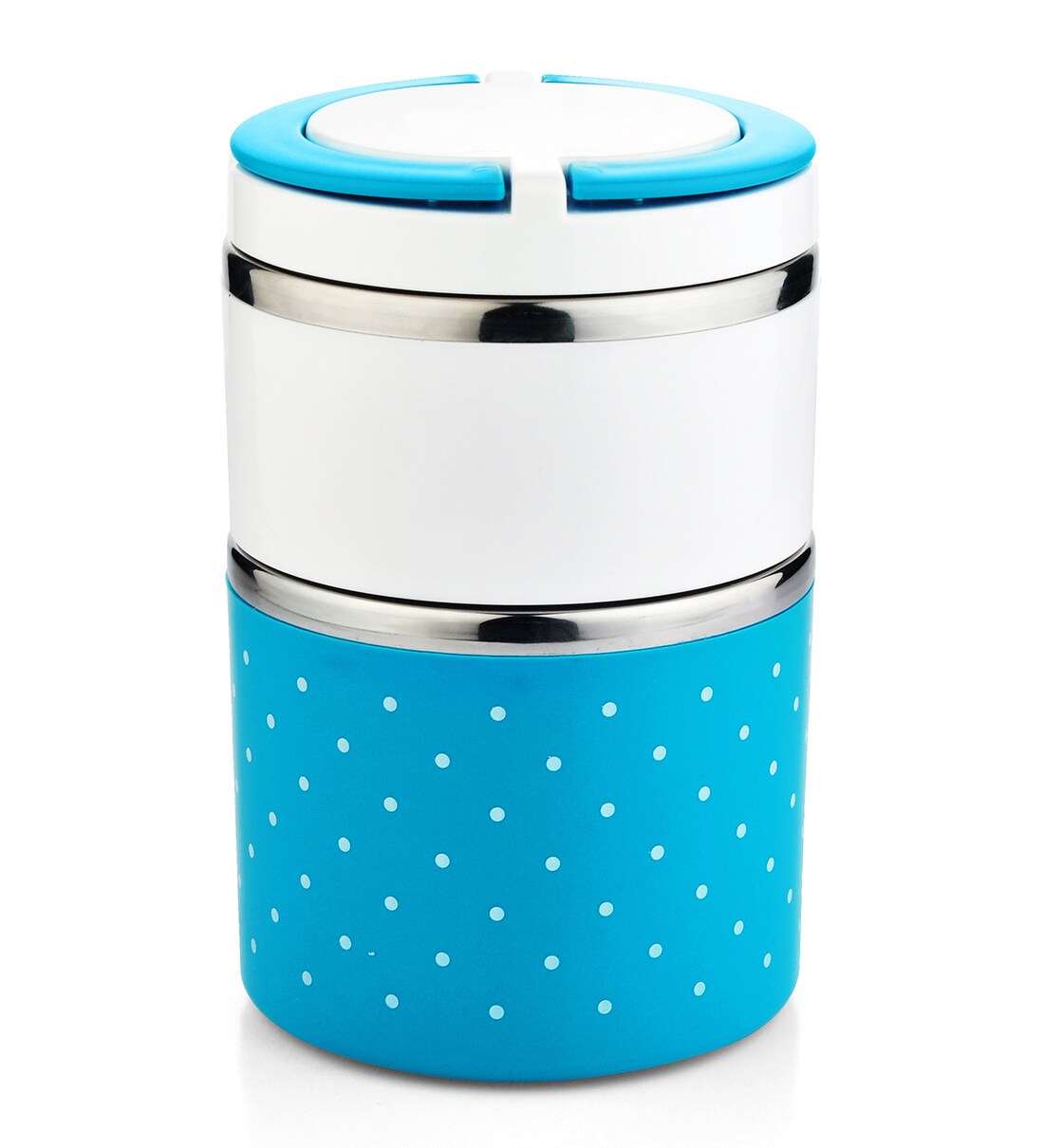 Buy Classic Essentials 2 Layer Insulated Plastic & Steel 930 ML Lunch ...