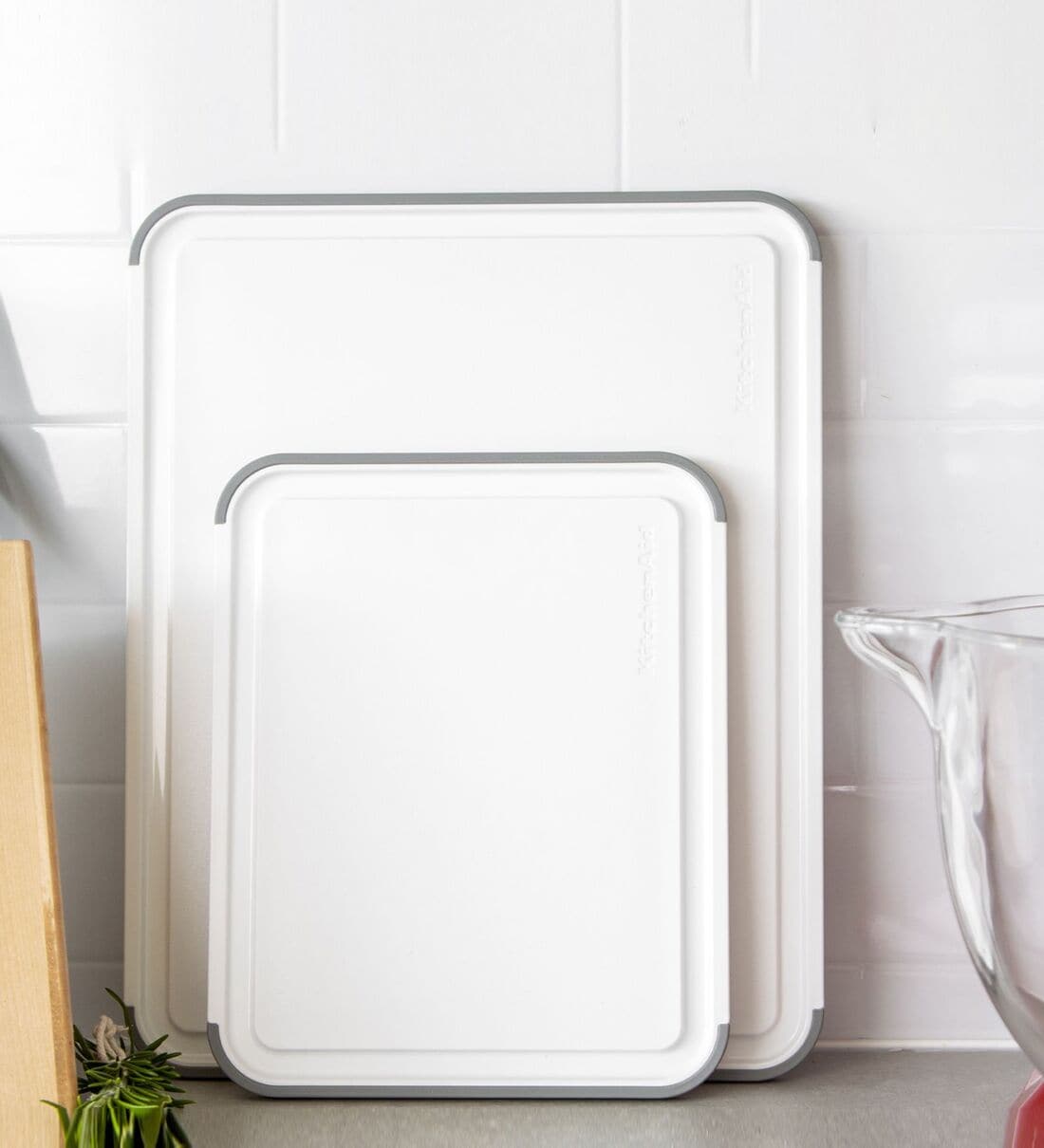 Buy Classic White Polypropylene (Set of 2) Chopping Board at 100% OFF by Kitchenaid | Pepperfry