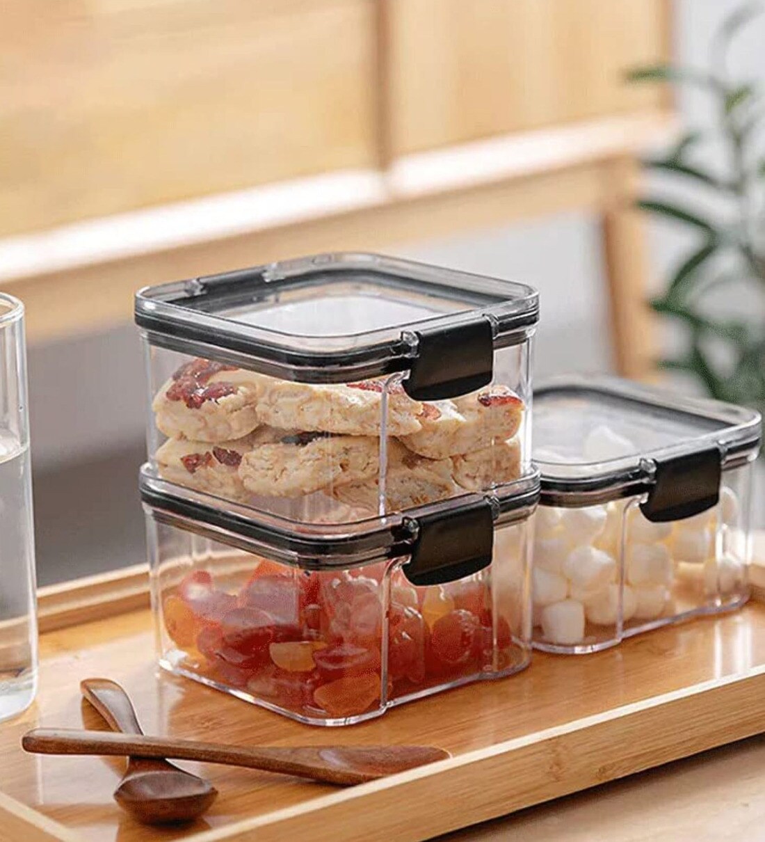 Buy Clip And Lock 700Ml Transparent Plastic Airtight Food Storage ...