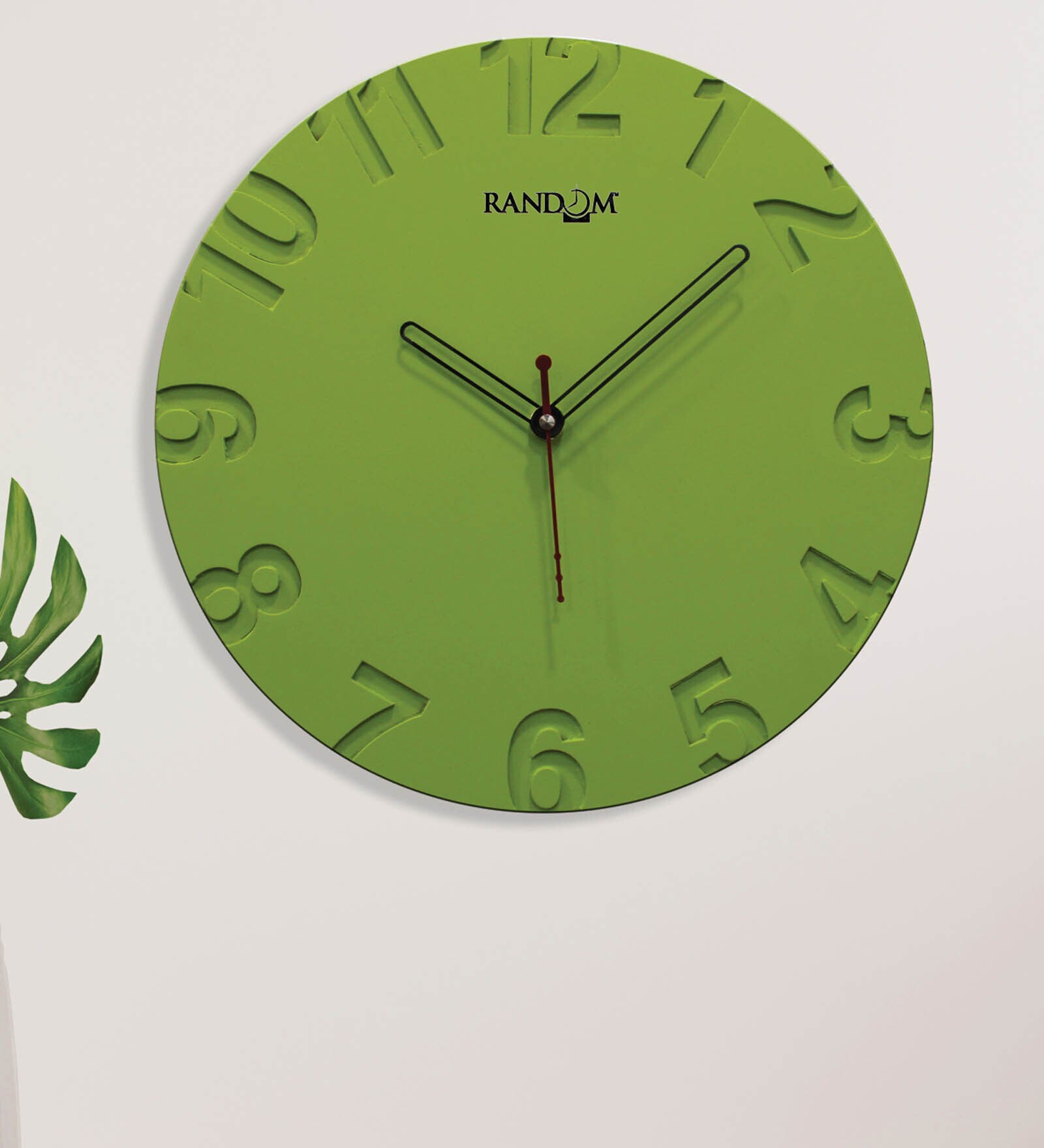 Buy Green MDF Classic Modern Wall Clock at 15% OFF by Random | Pepperfry