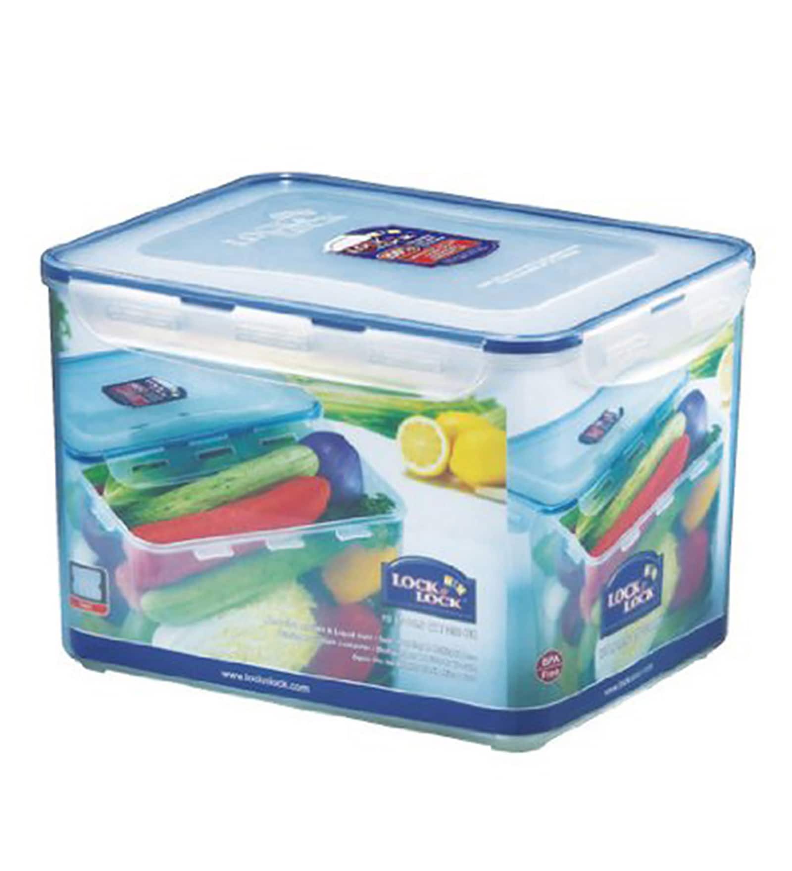 Buy Classic 10 Liters Transparent Plastic Airtight Food Storage ...