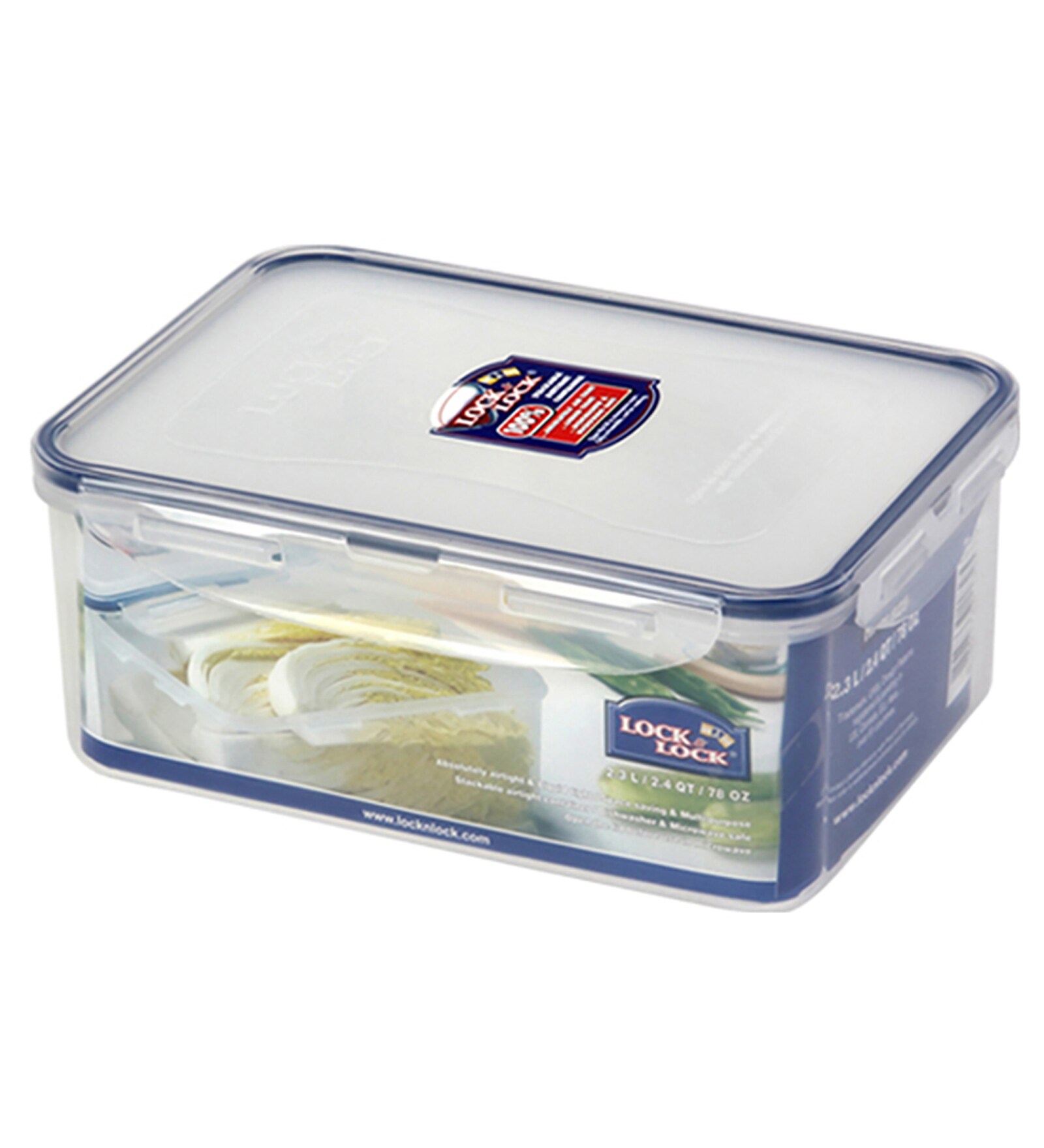Buy Classic 2.3 Litres Transparent Plastic Airtight Food Storage ...